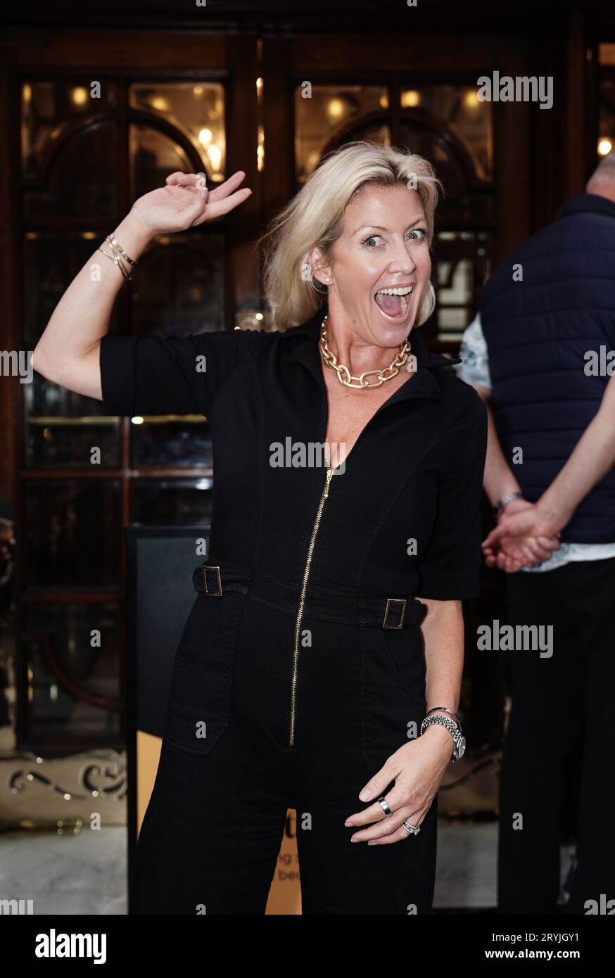 Hannah Summers, wife of Anton du Beke attending the first night for An ...