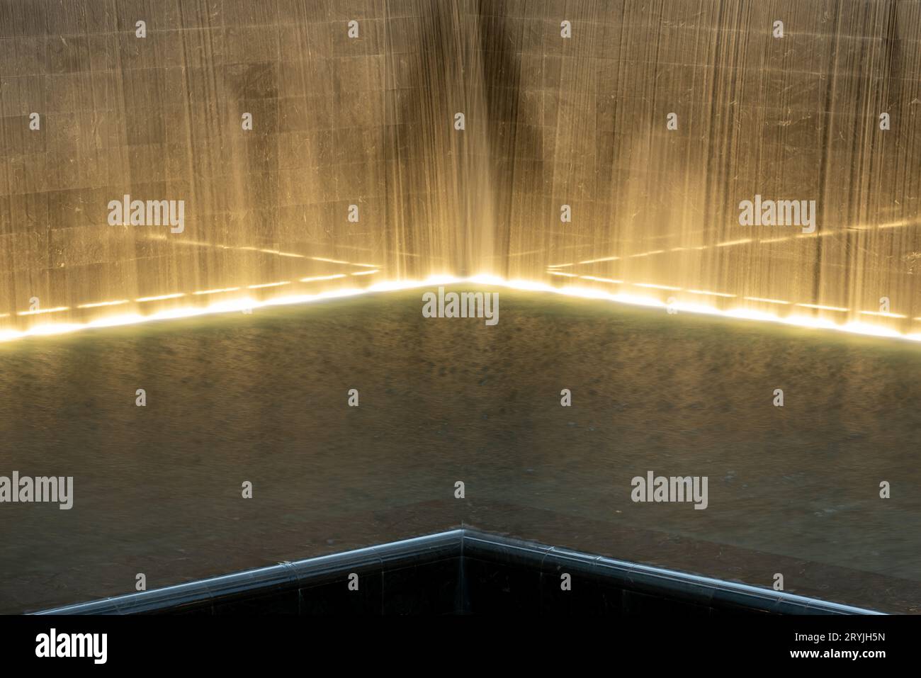 Unique view about the 9/11 memorial place and museum in Newy York city ...