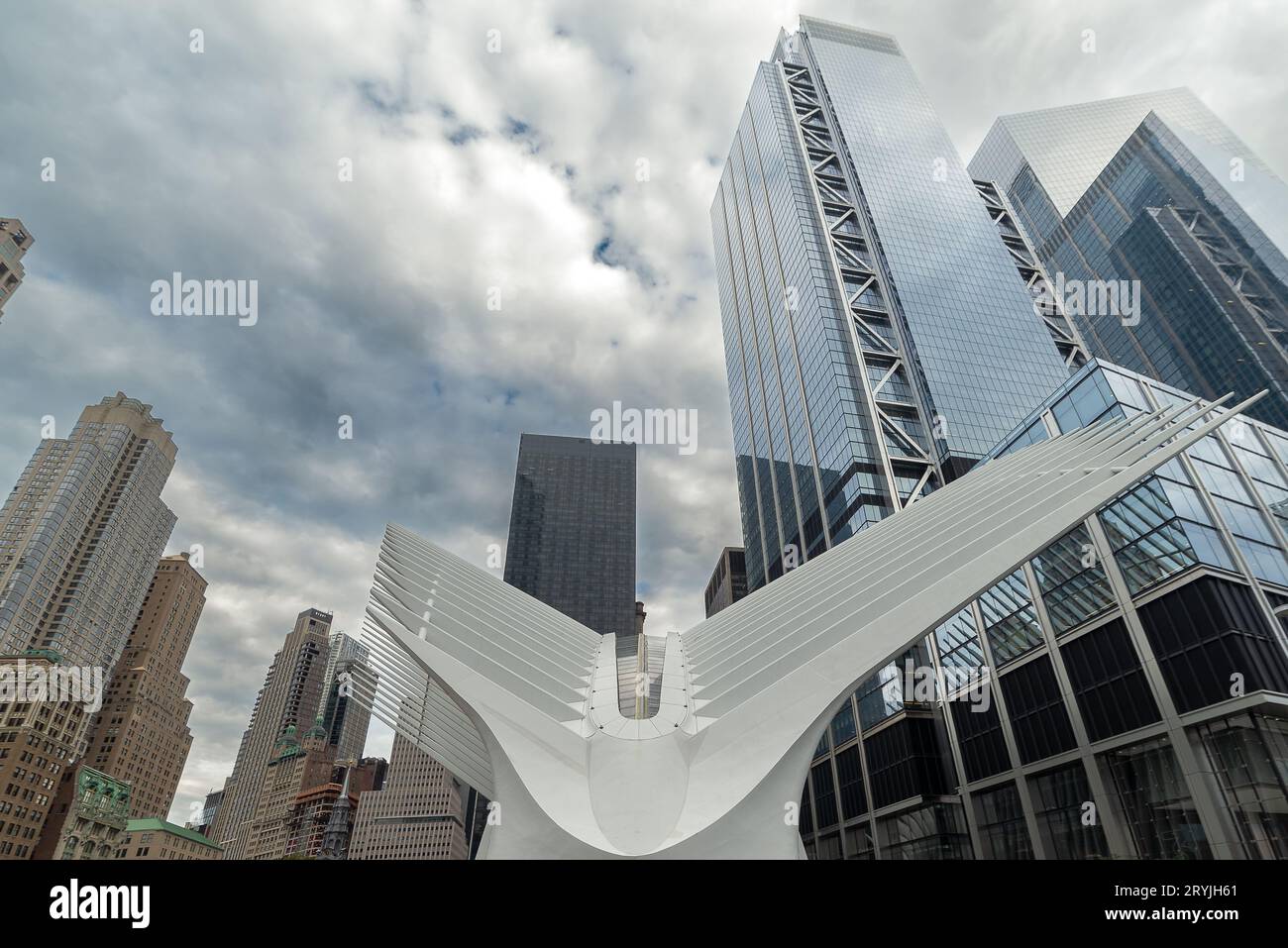 Aerial view new york skyscrapers hi-res stock photography and images ...