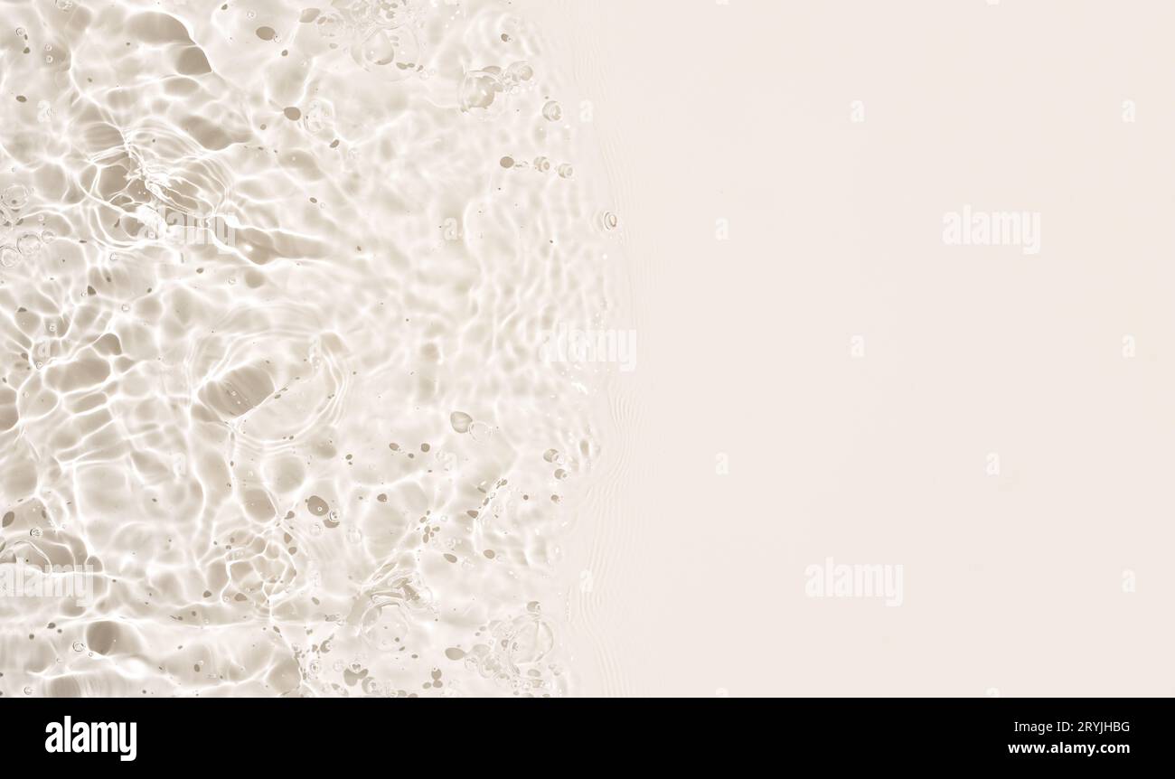 Beige Abstract water background texture with ripples and waves Stock ...