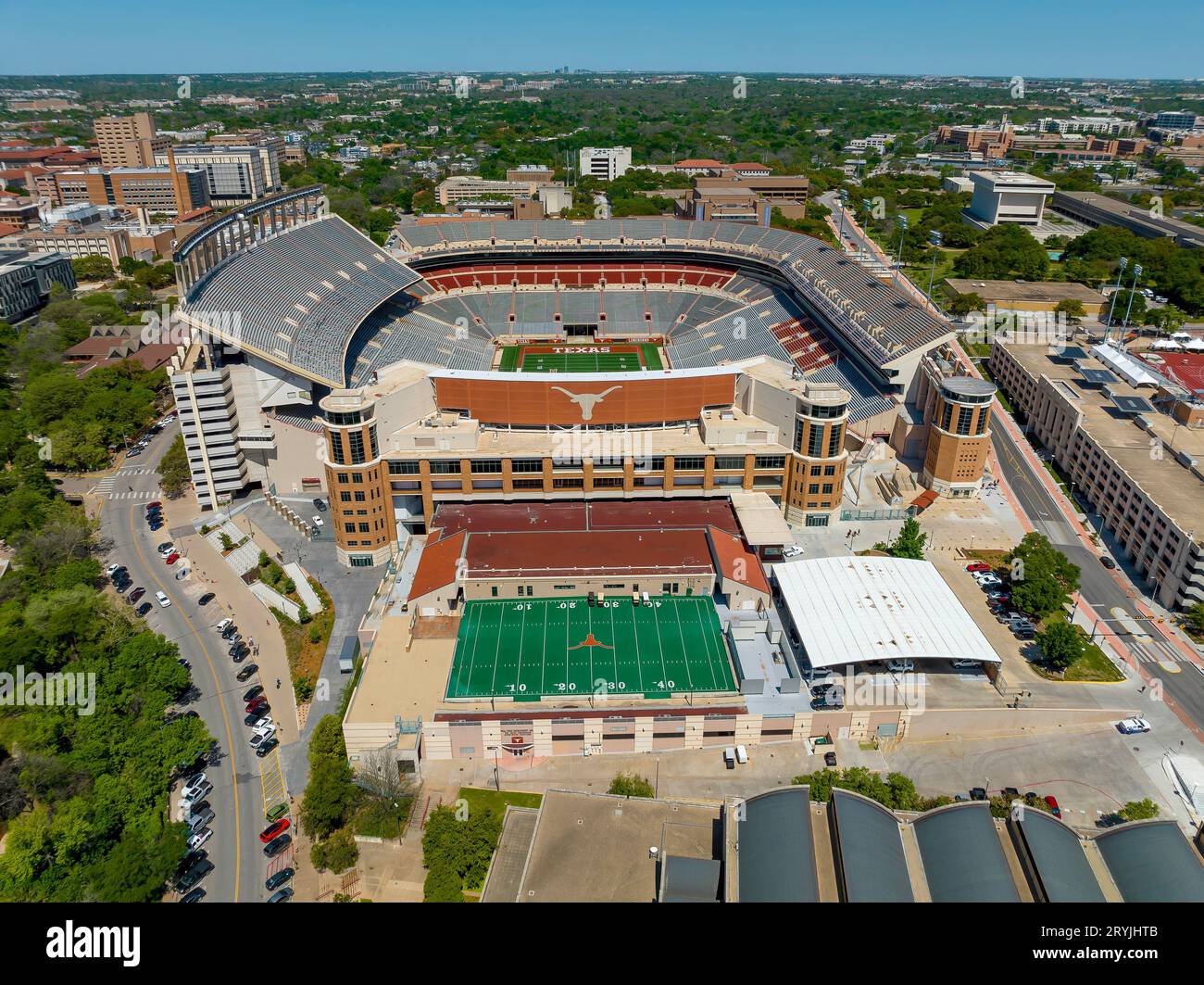 Aerial Views Darrell K Royal Memorial Stadium Stock Photo - Alamy