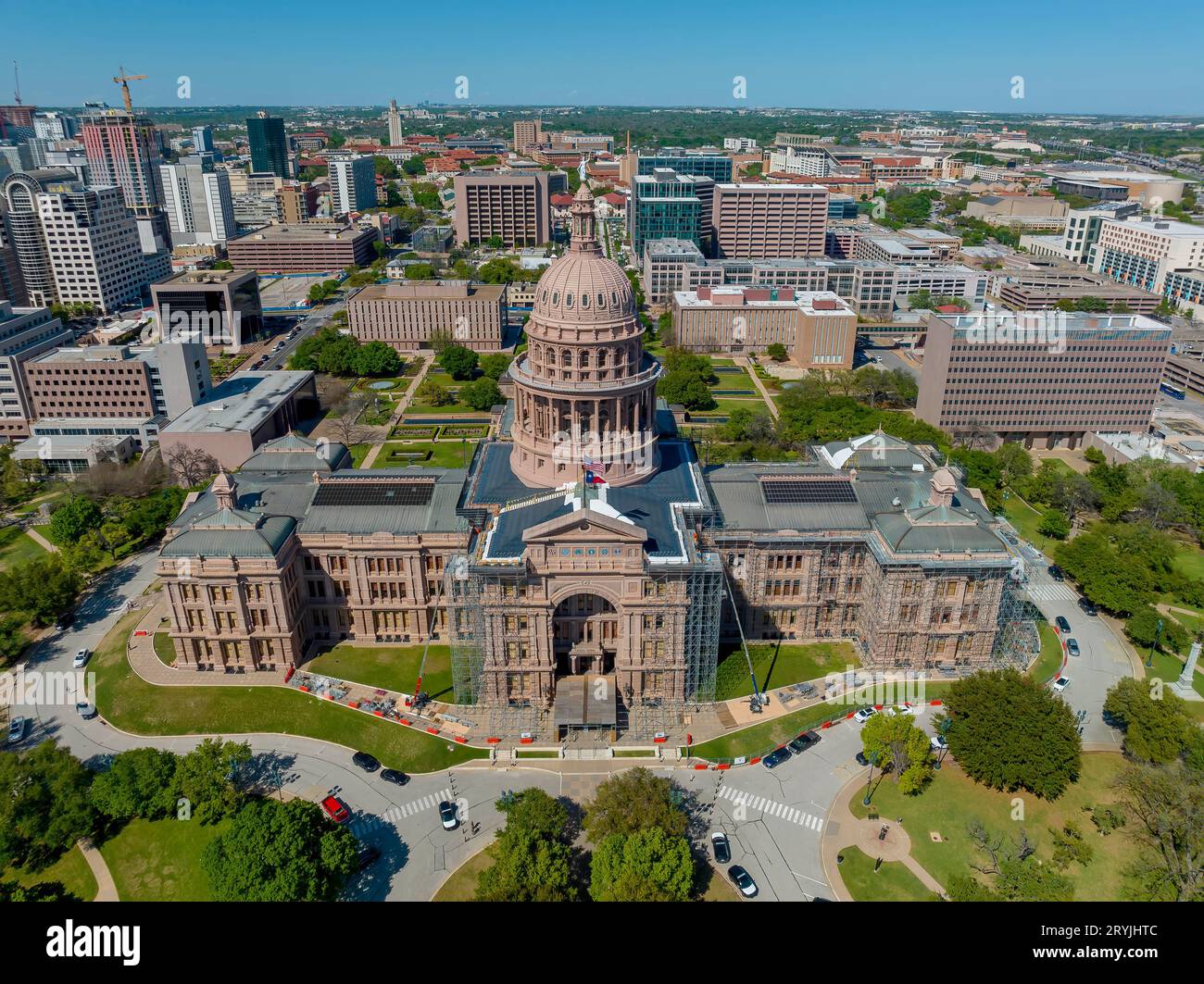 Texas state university view hi-res stock photography and images - Alamy