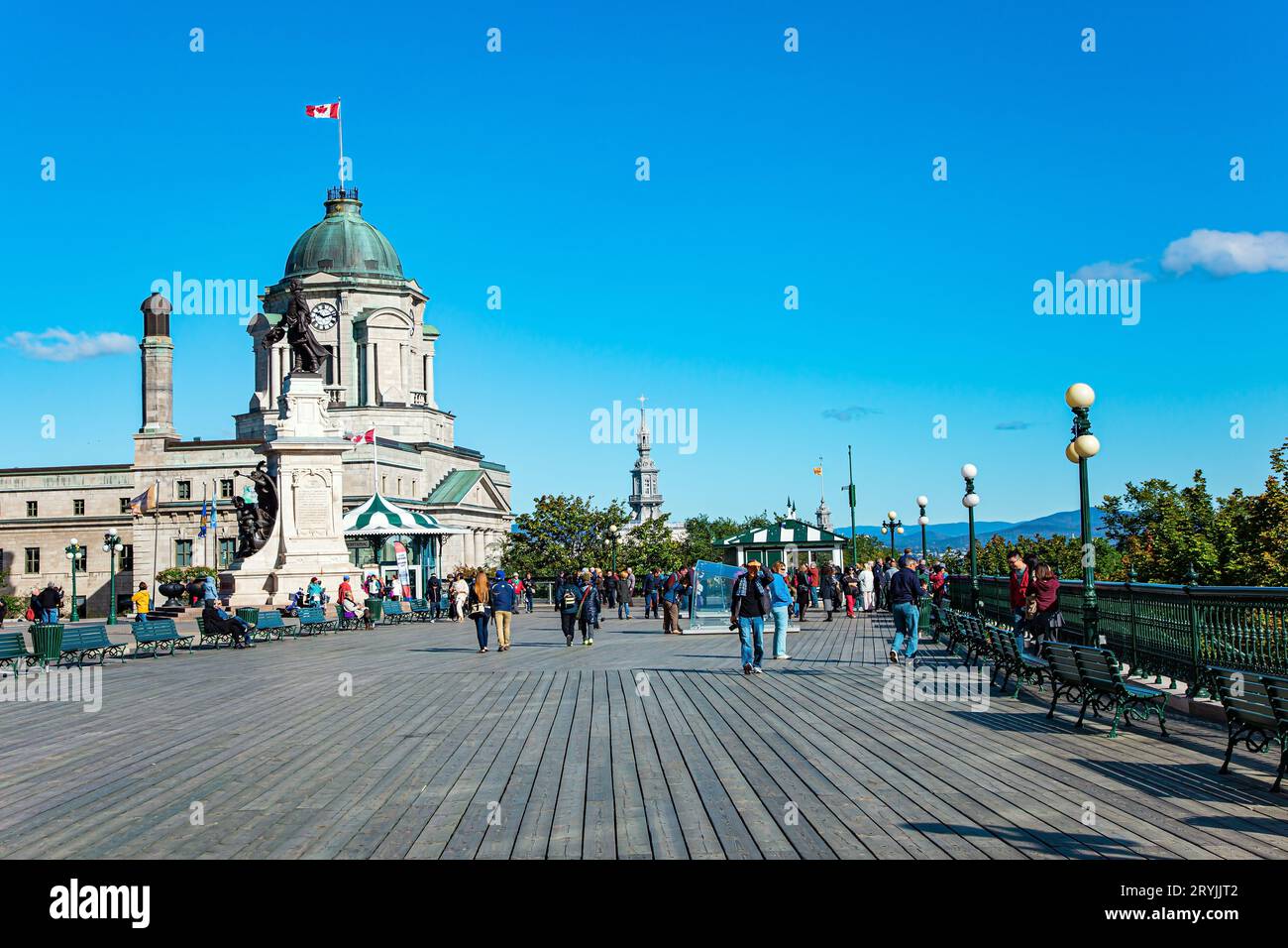 Quebec Historic Center Stock Photo - Alamy