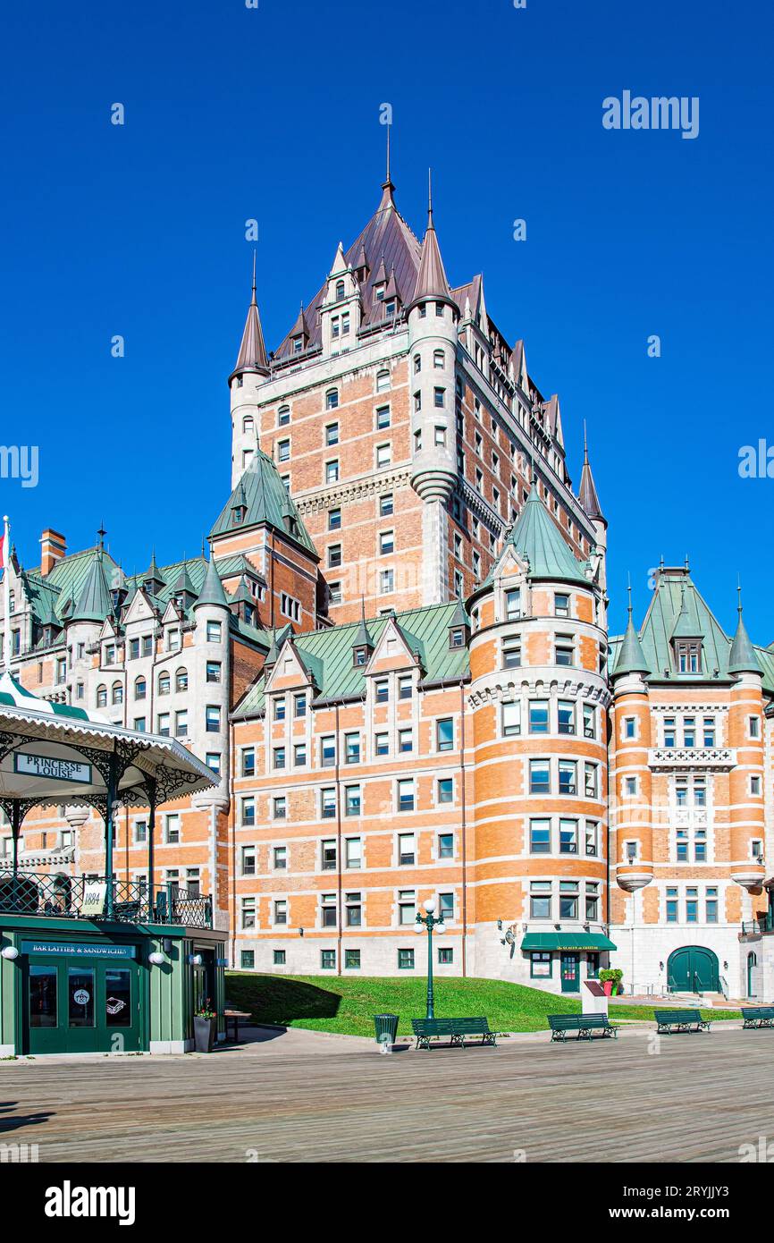 The architecture of Quebec Center Stock Photo - Alamy