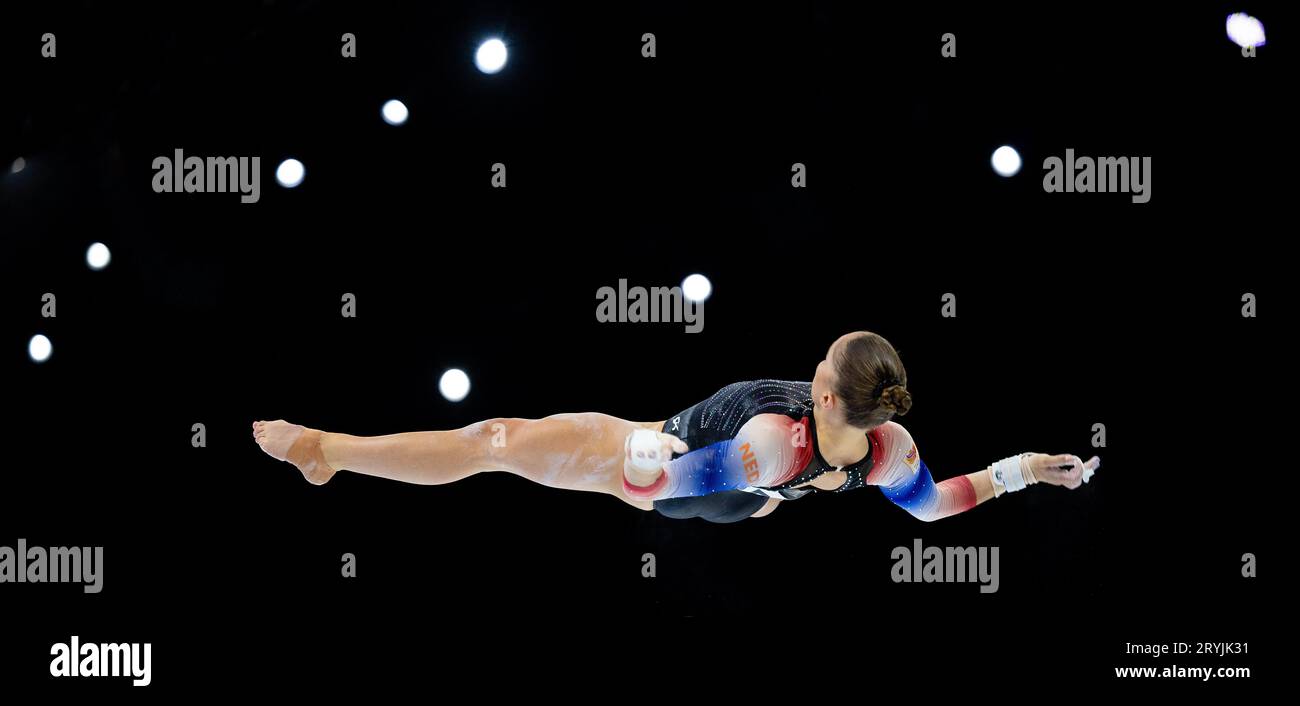 ANTWERP - Vera van Pol in action during the qualifications for the ...