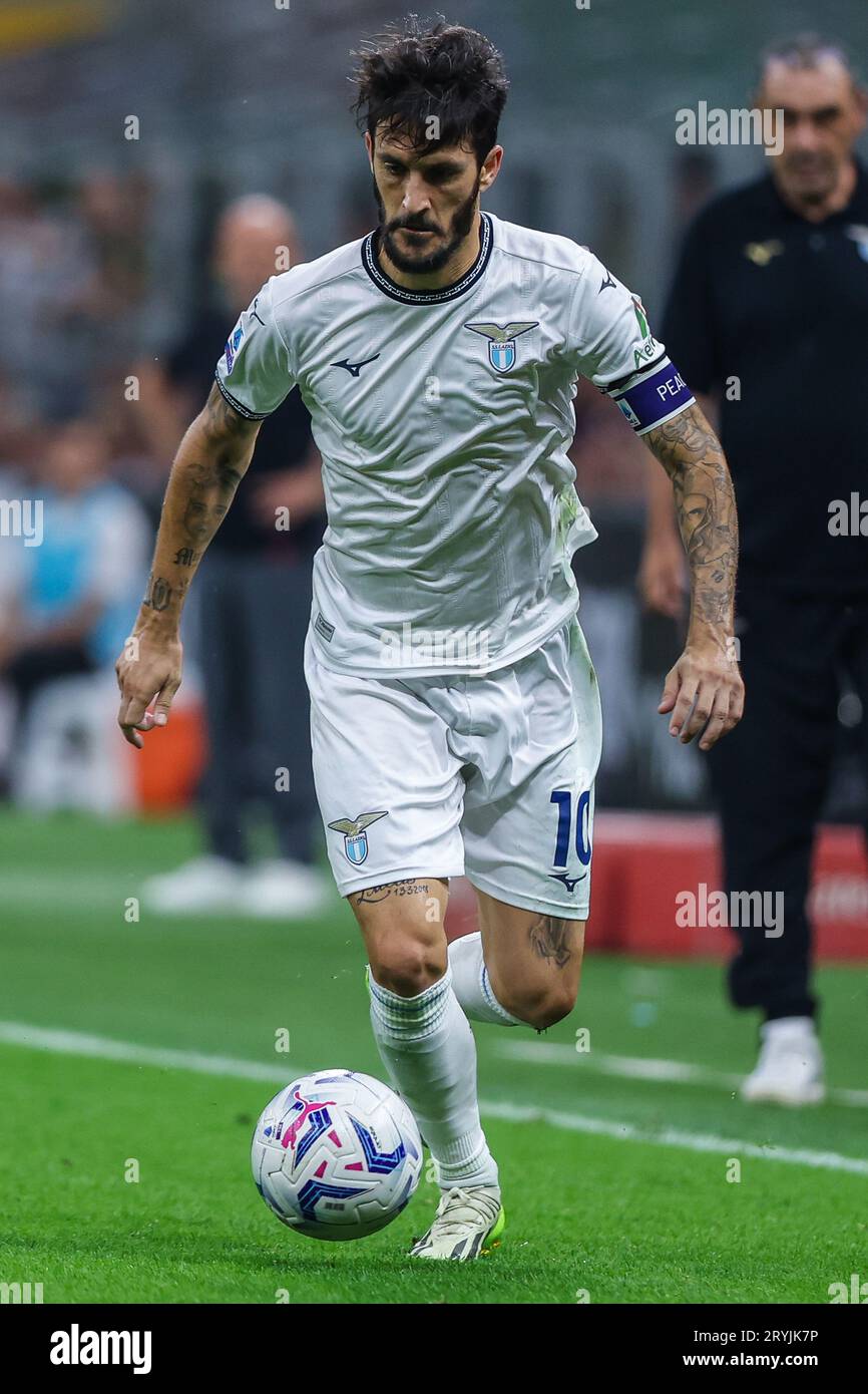 Luis Alberto of SS Lazio seen in action during Serie A 2023/24 football ...