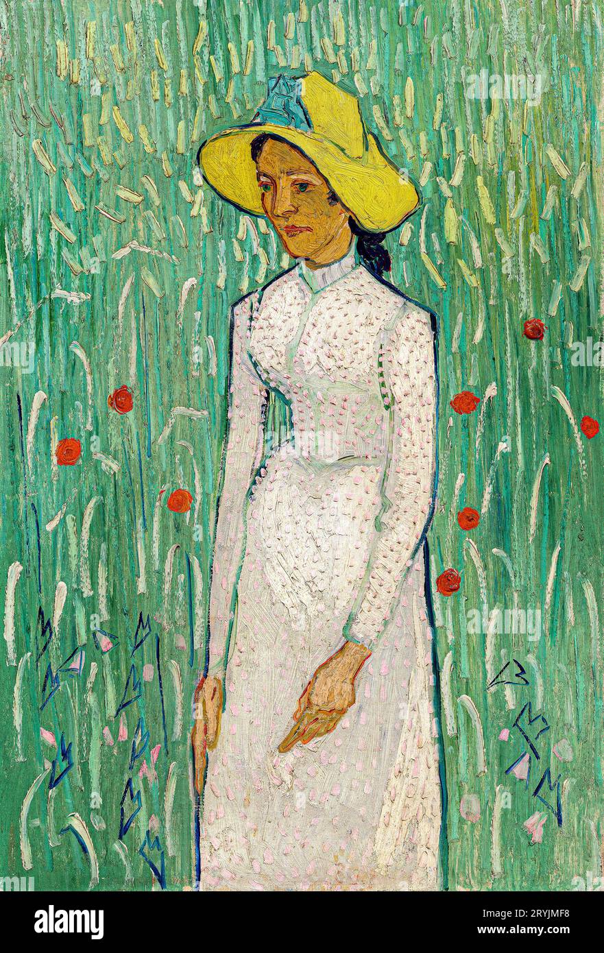 Girl in White Vincent Van Gogh Stock Photo - Alamy