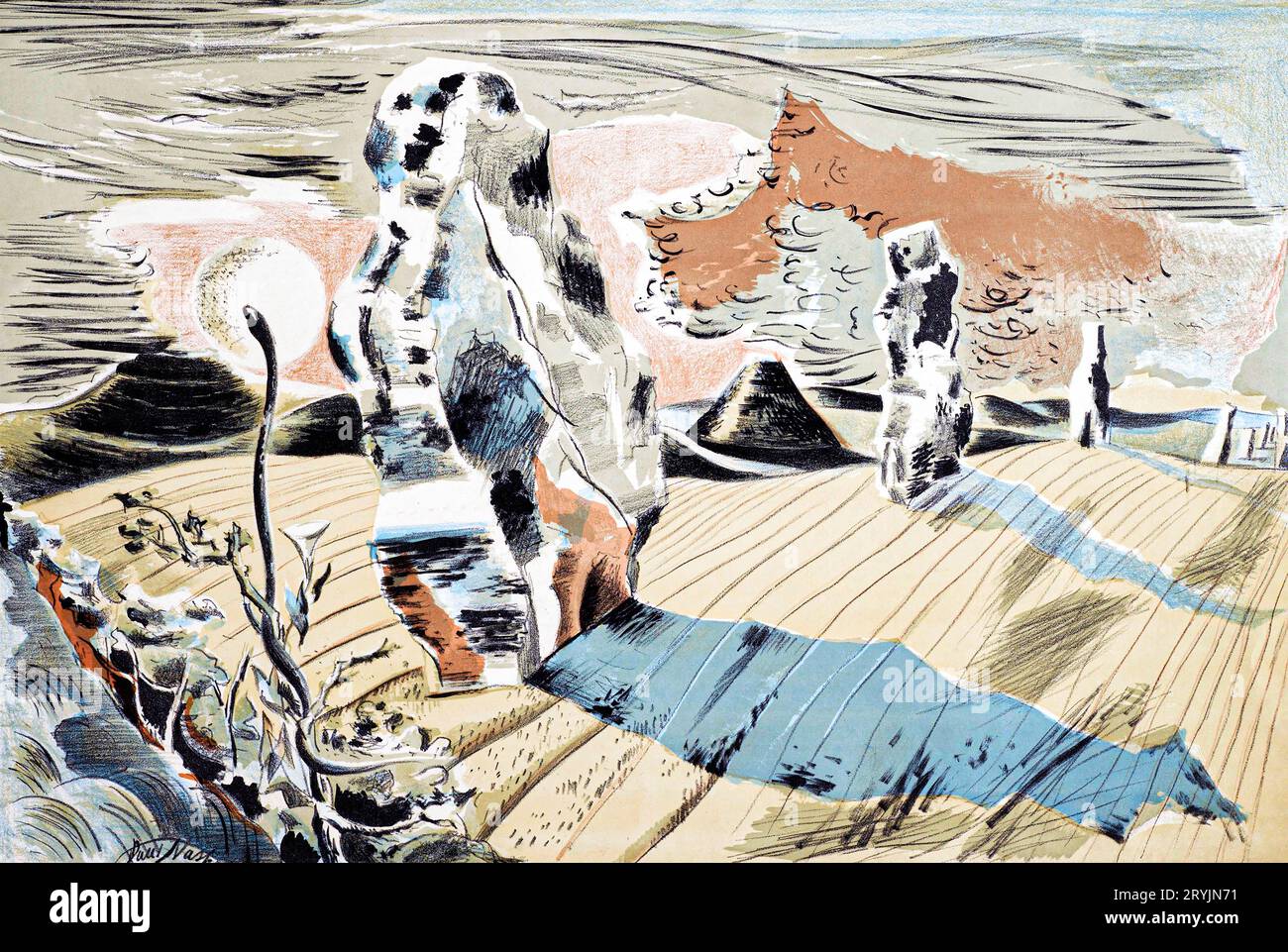 Paul nash landscape hi-res stock photography and images - Alamy