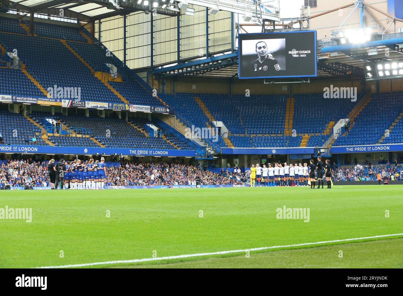 London, UK. 1st October 2023; Stamford Bridge, London, England: Womens ...
