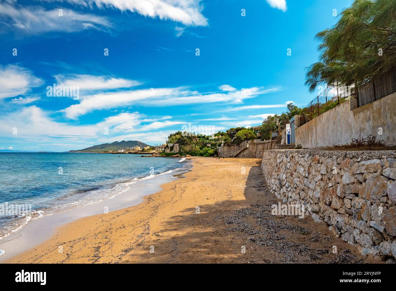 Loutsa beach hi-res stock photography and images - Alamy