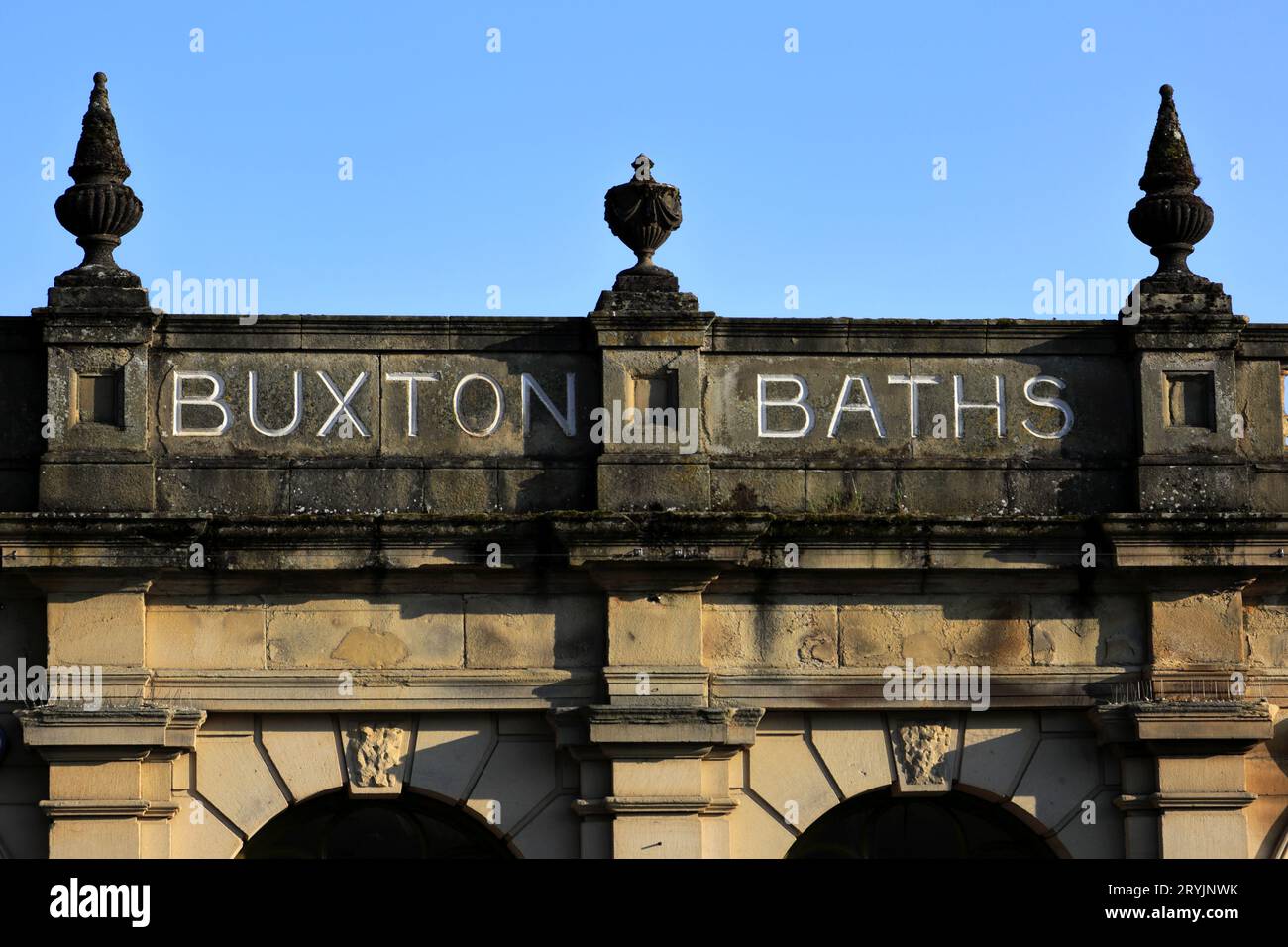The Buxton Baths, Cavendish Shopping Centre, Buxton town, Peak District ...