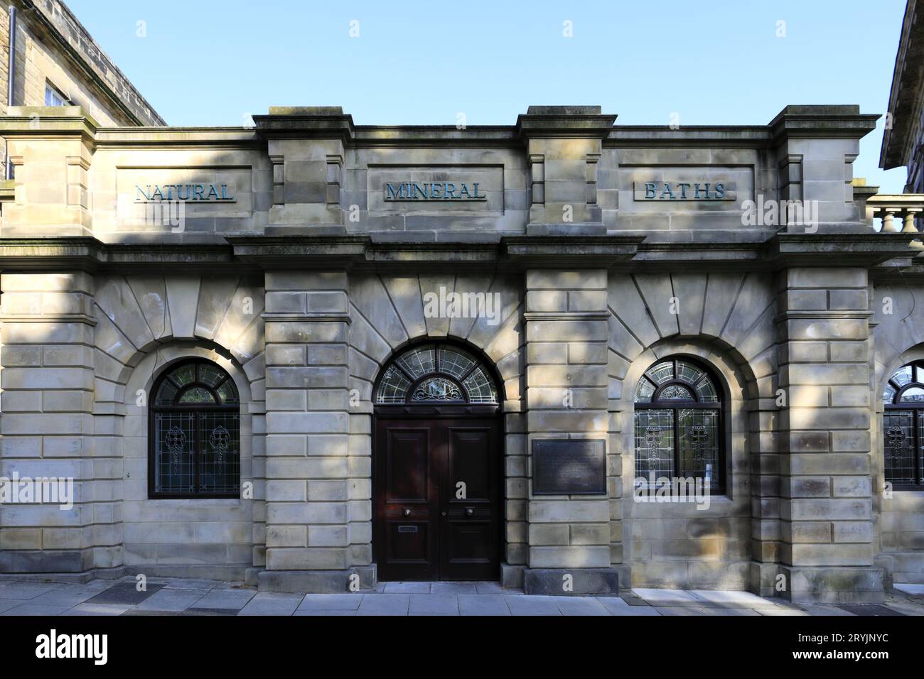 The Natural Mineral Baths, Cavendish Shopping Centre, Buxton town, Peak ...