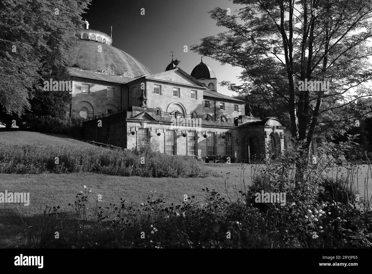 The Derby University building, Buxton town, Peak District National Park ...