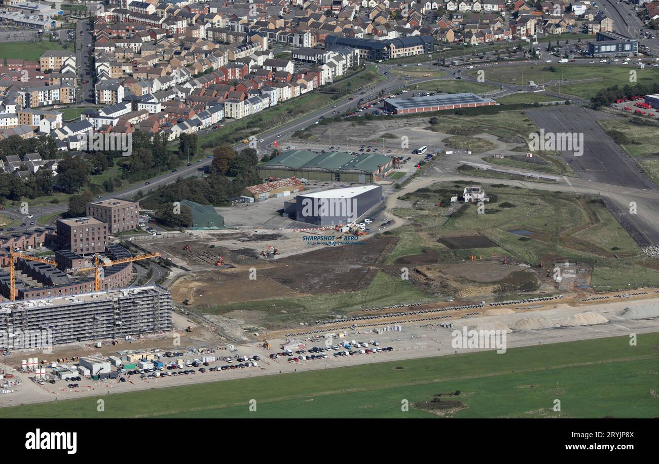 Looking down on Filton, the former airfield near Bristol where the ...
