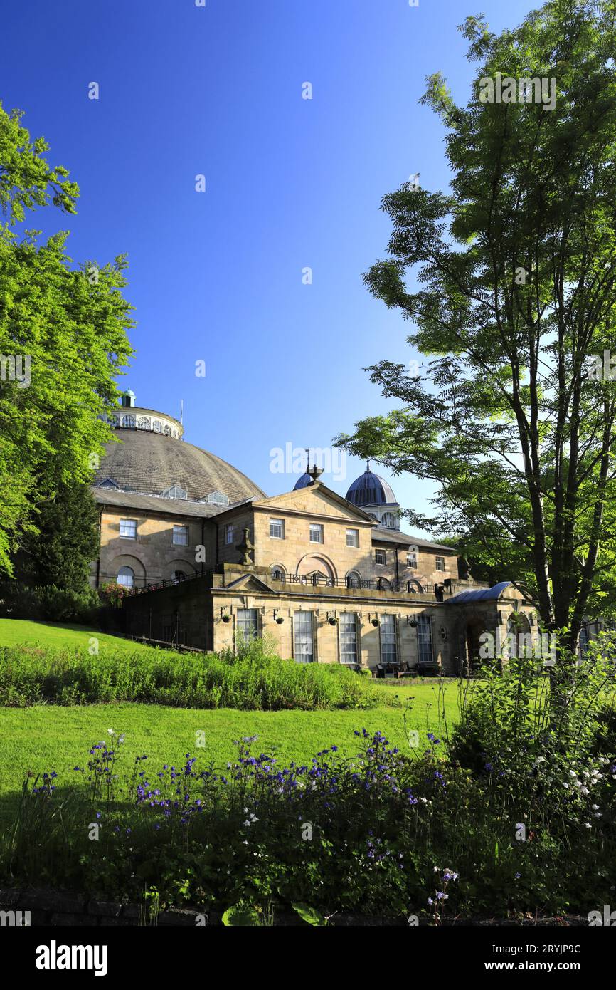 The Derby University building, Buxton town, Peak District National Park ...