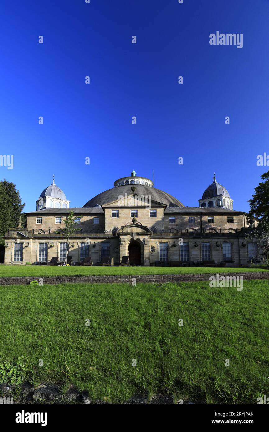 The Derby University building, Buxton town, Peak District National Park ...