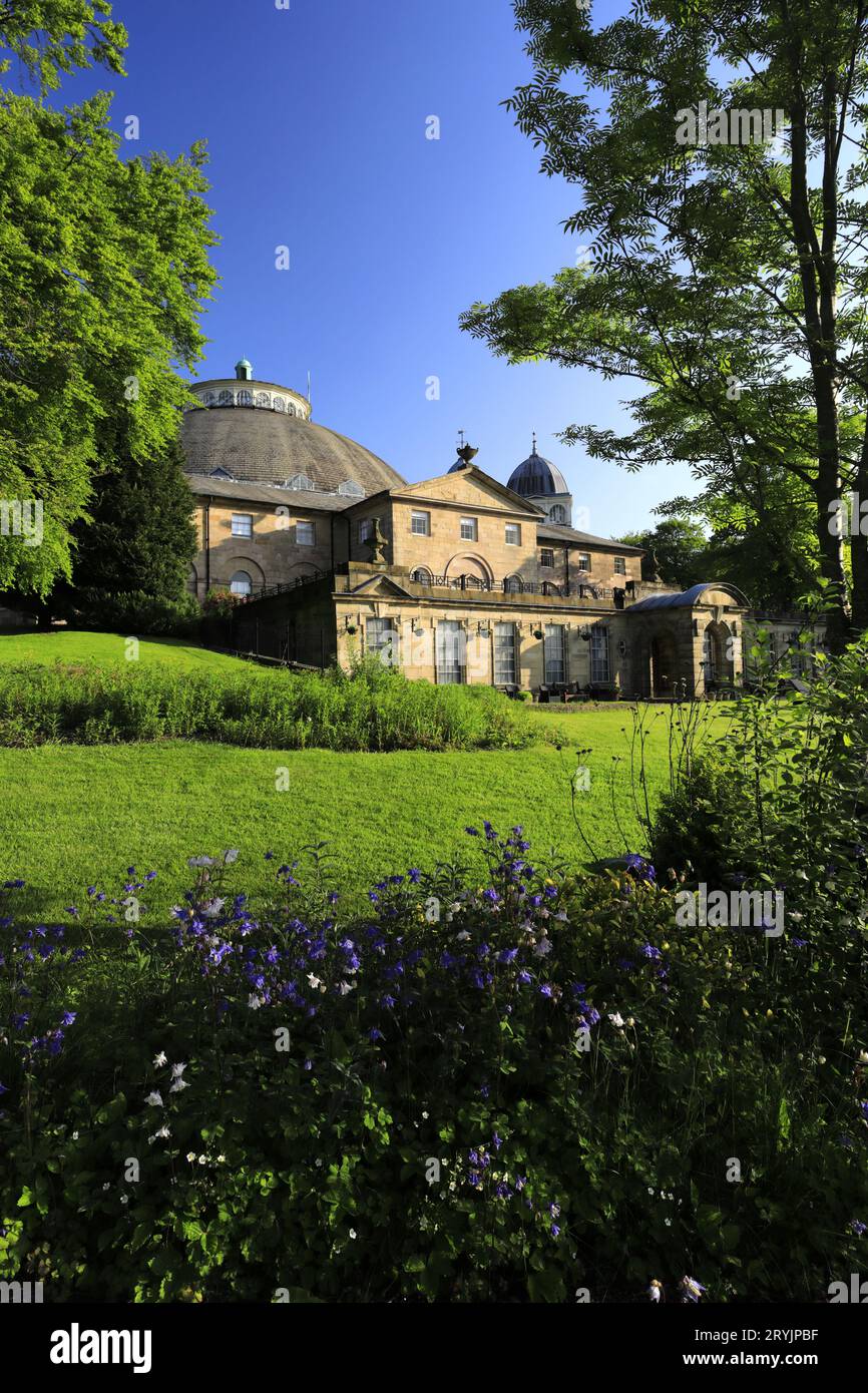 The Derby University building, Buxton town, Peak District National Park ...