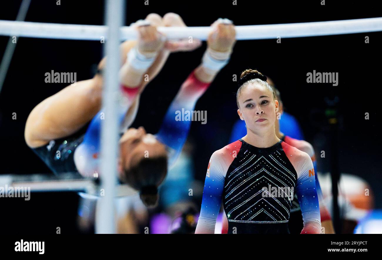 ANTWERP - Eythora Thorsdottir in action during the qualifications for ...