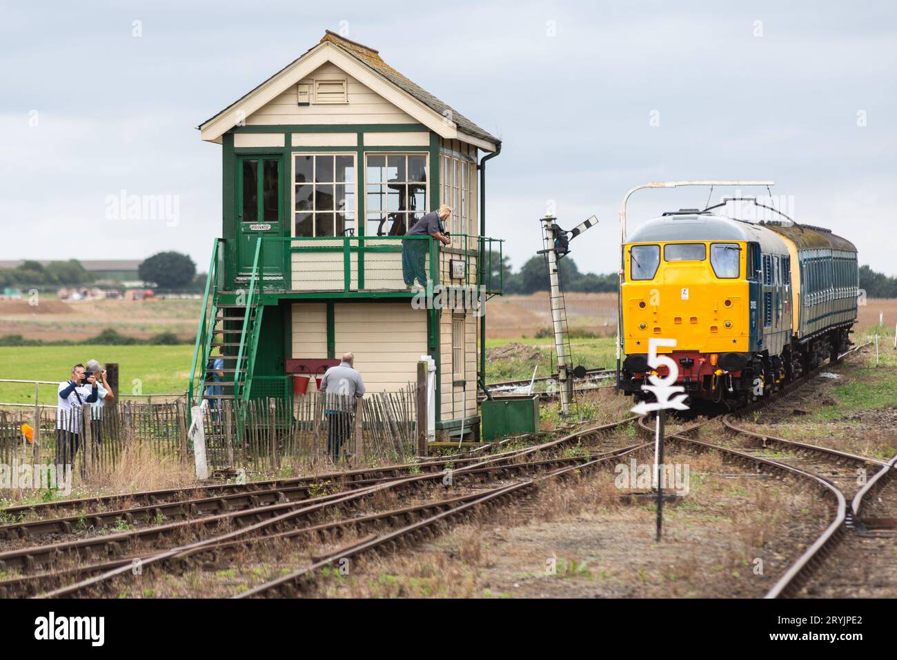 Mangapps Railway Museum near Burnham on Crouch, Essex, UK. British Rail ...