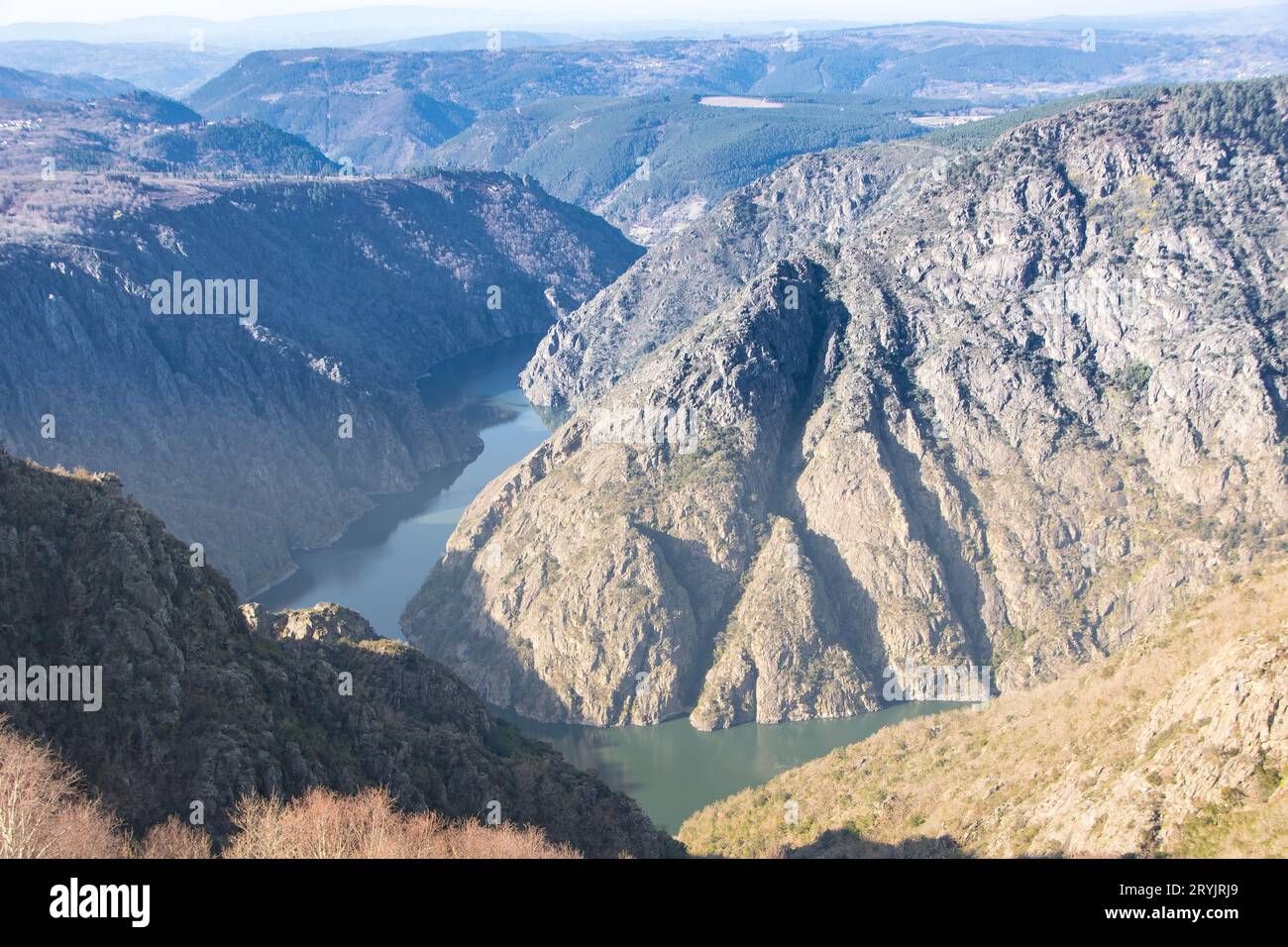 Landscape of Ribeira Sacra in Galicia Stock Photo - Alamy