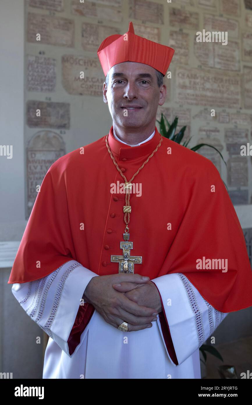 Vatican City, Vatican, 30 September 2023. Newly elected Cardinal ...