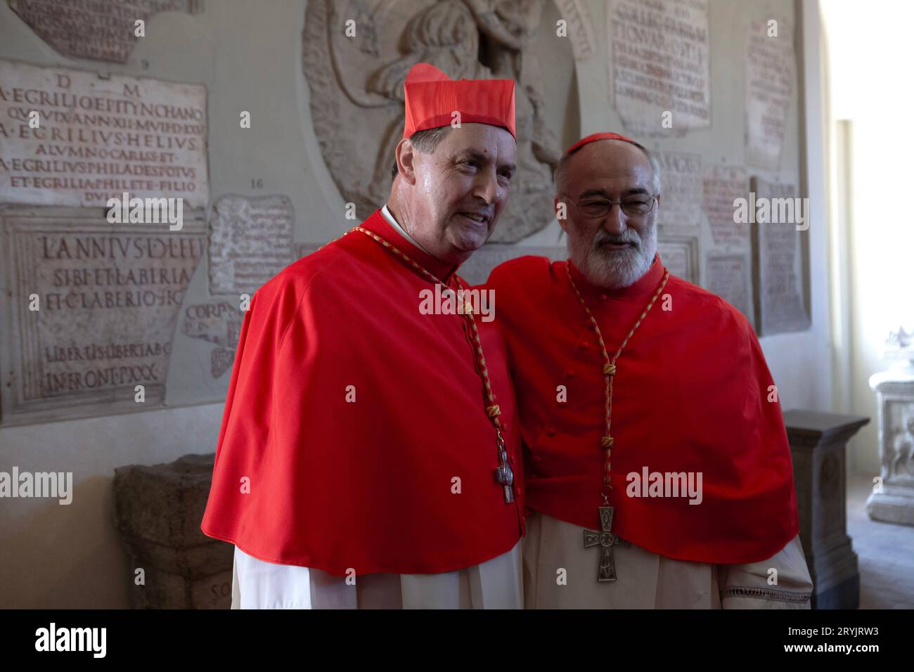 Vatican City, Vatican, 30 September 2023. Newly elected Cardinal Angel ...