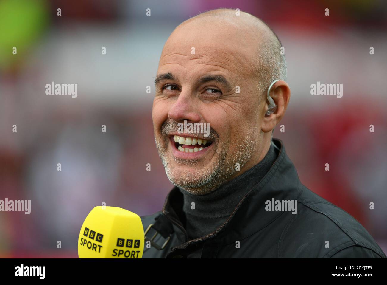 BBC SportÕs Jason Mohammad during the Premier League match between ...