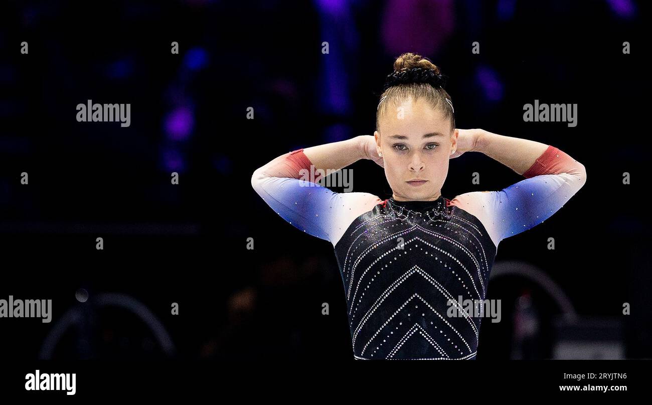 ANTWERP - Eythora Thorsdottir in action during the qualifications for ...