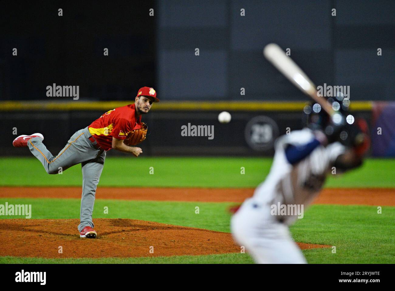 Brno, Czech Republic. 01st Oct, 2023. Eric Paez (ESP), left, in action ...