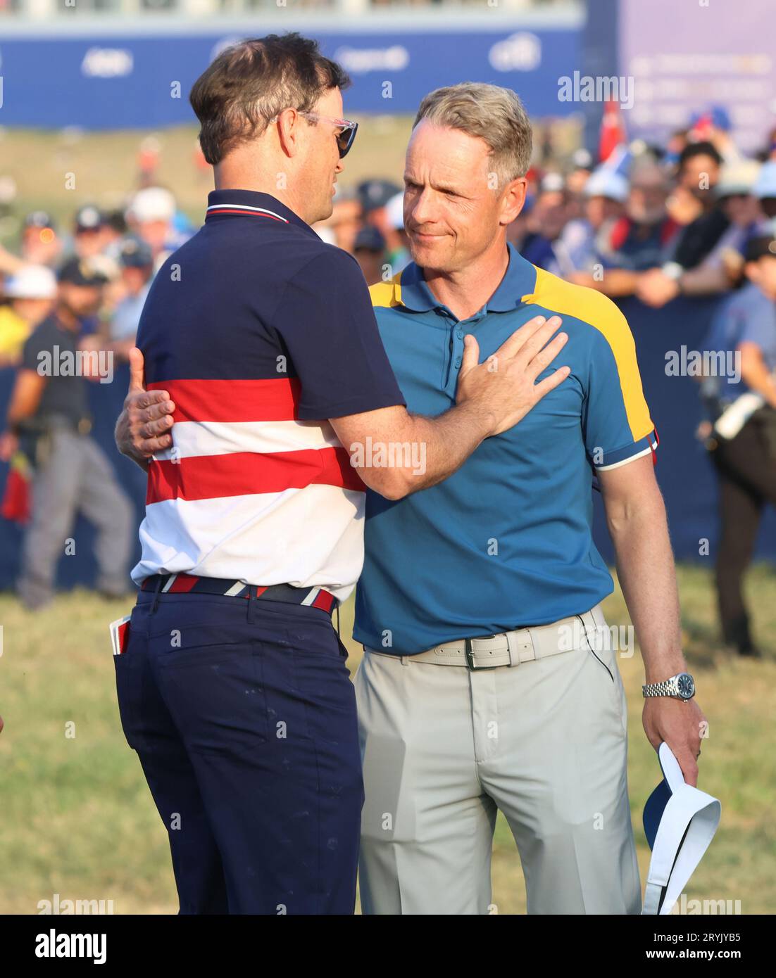Rome, Italy. 01st Oct, 2023. Team USA's captain Zach Johnson ...