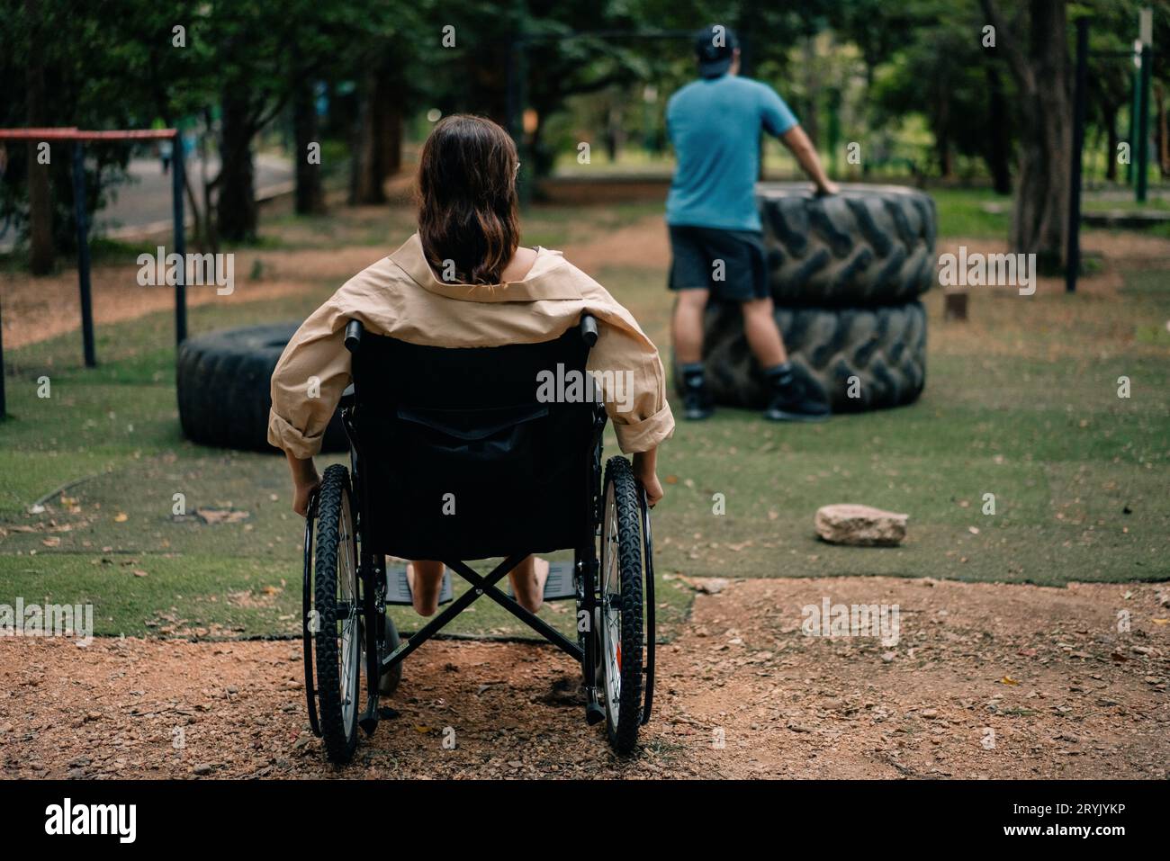Obese patient and wheelchair hi-res stock photography and images - Alamy