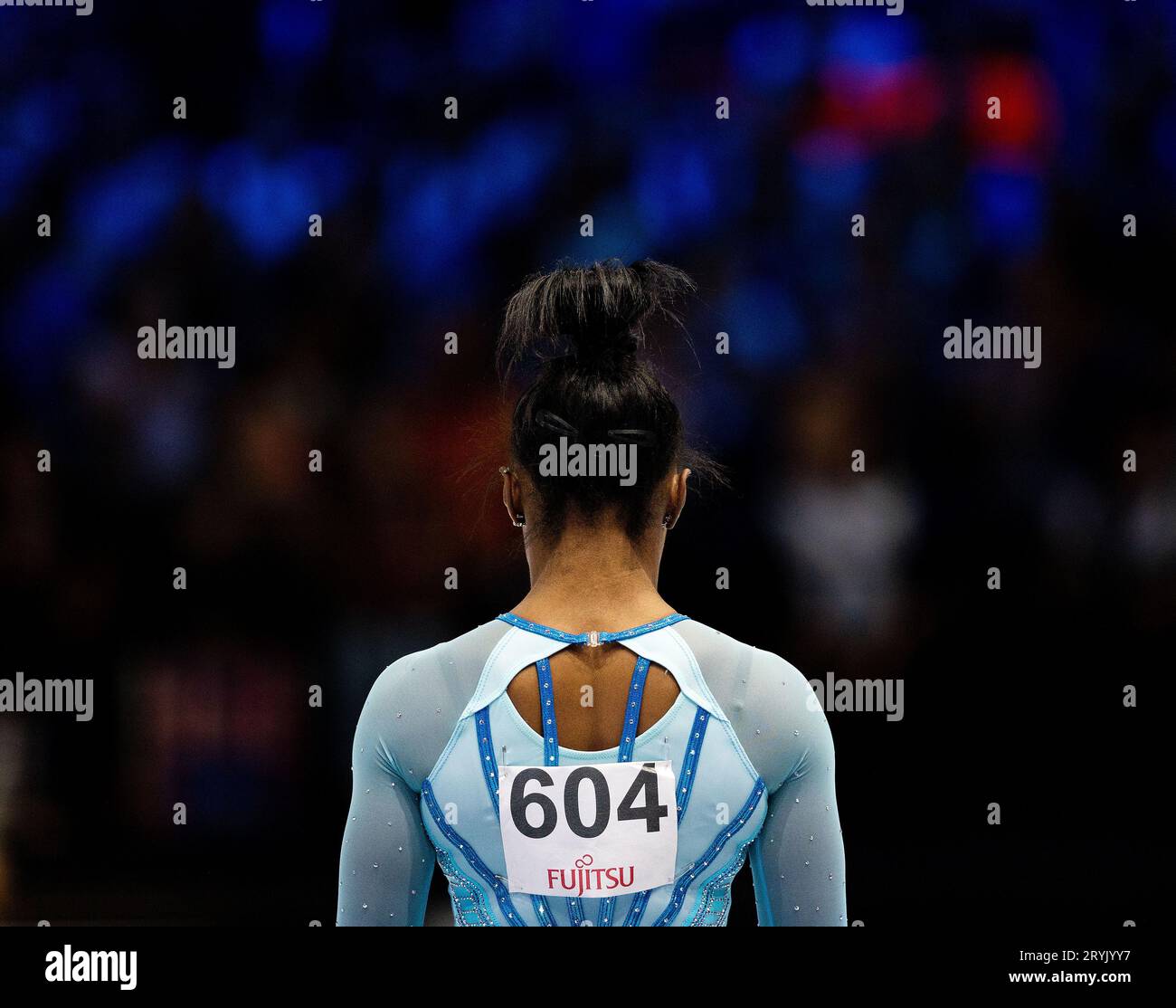 ANTWERP - American gymnast Simone Biles in action during the ...