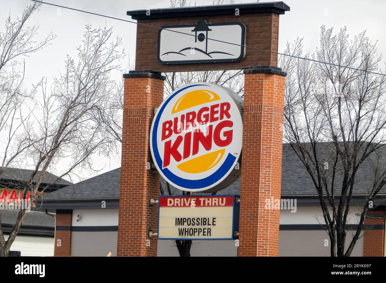 Table sign burger king hi-res stock photography and images - Alamy