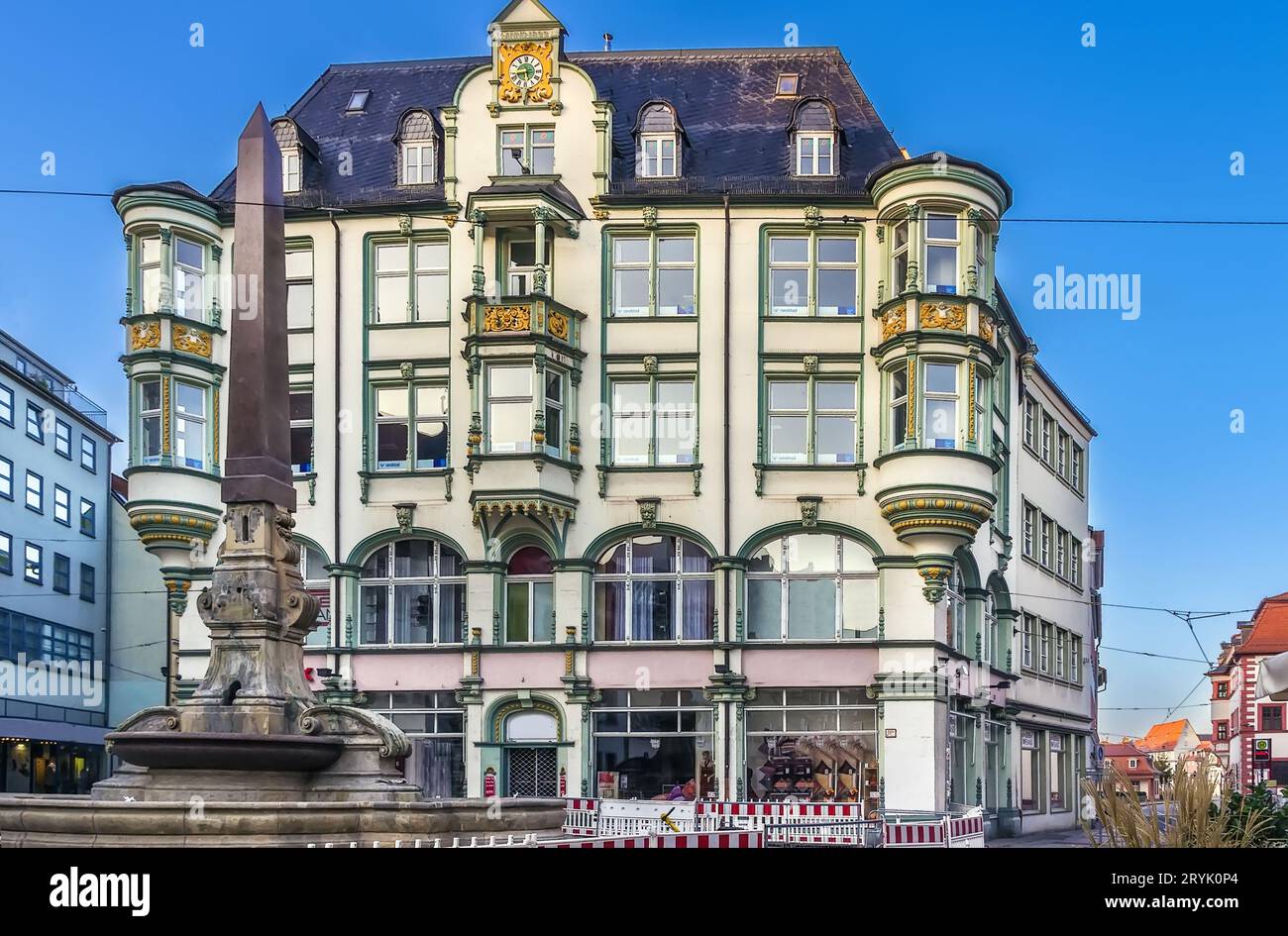 Street in Erfurt, Germany Stock Photo - Alamy