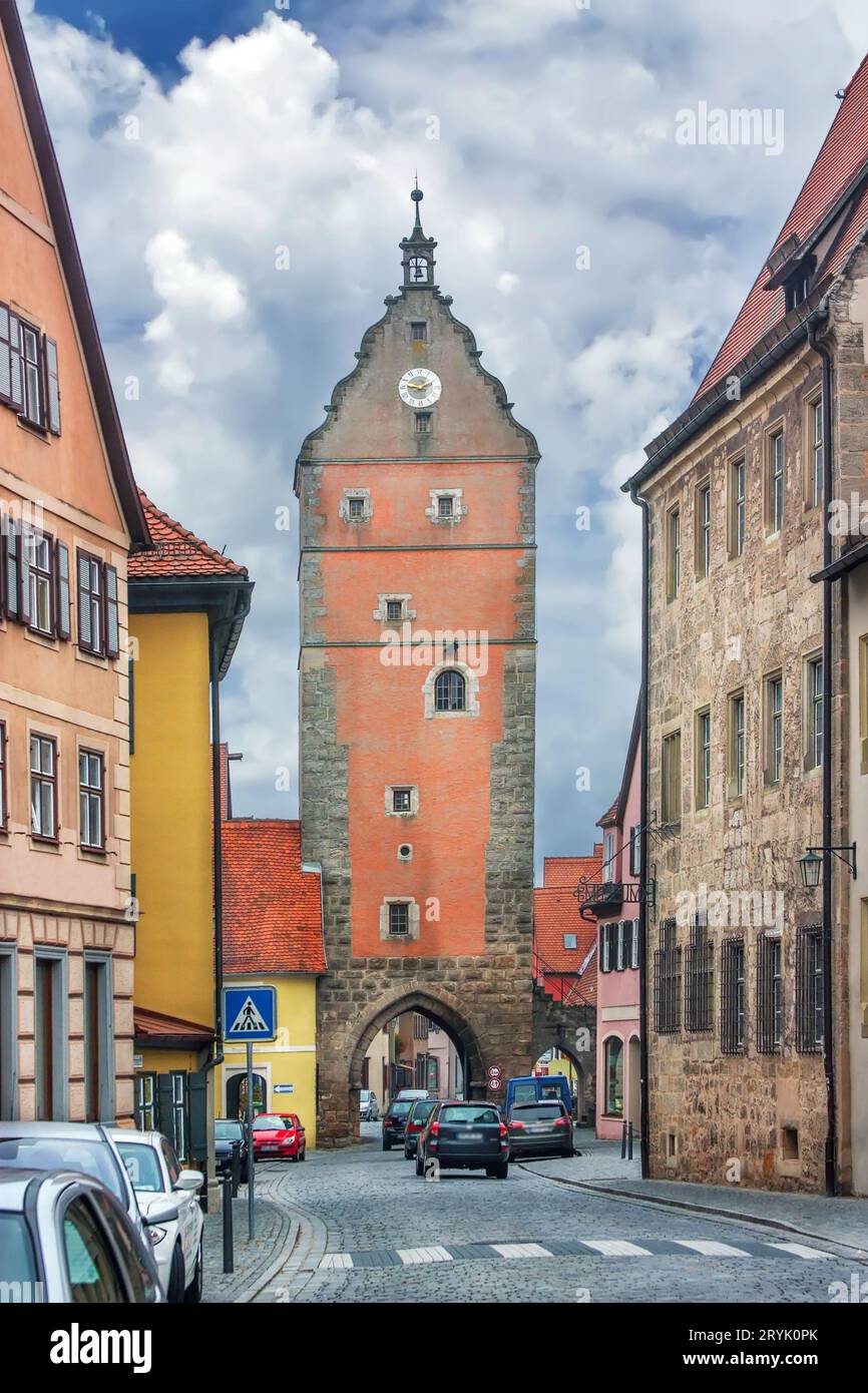 Wornitz Gate in Dinkelsbuhl, Germany Stock Photo - Alamy