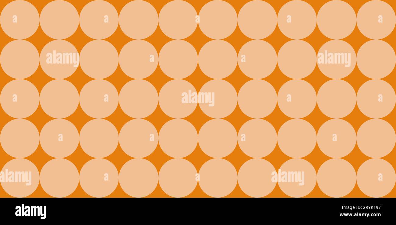Geometric seamless pattern with dots or circles, apricot crush colors ...