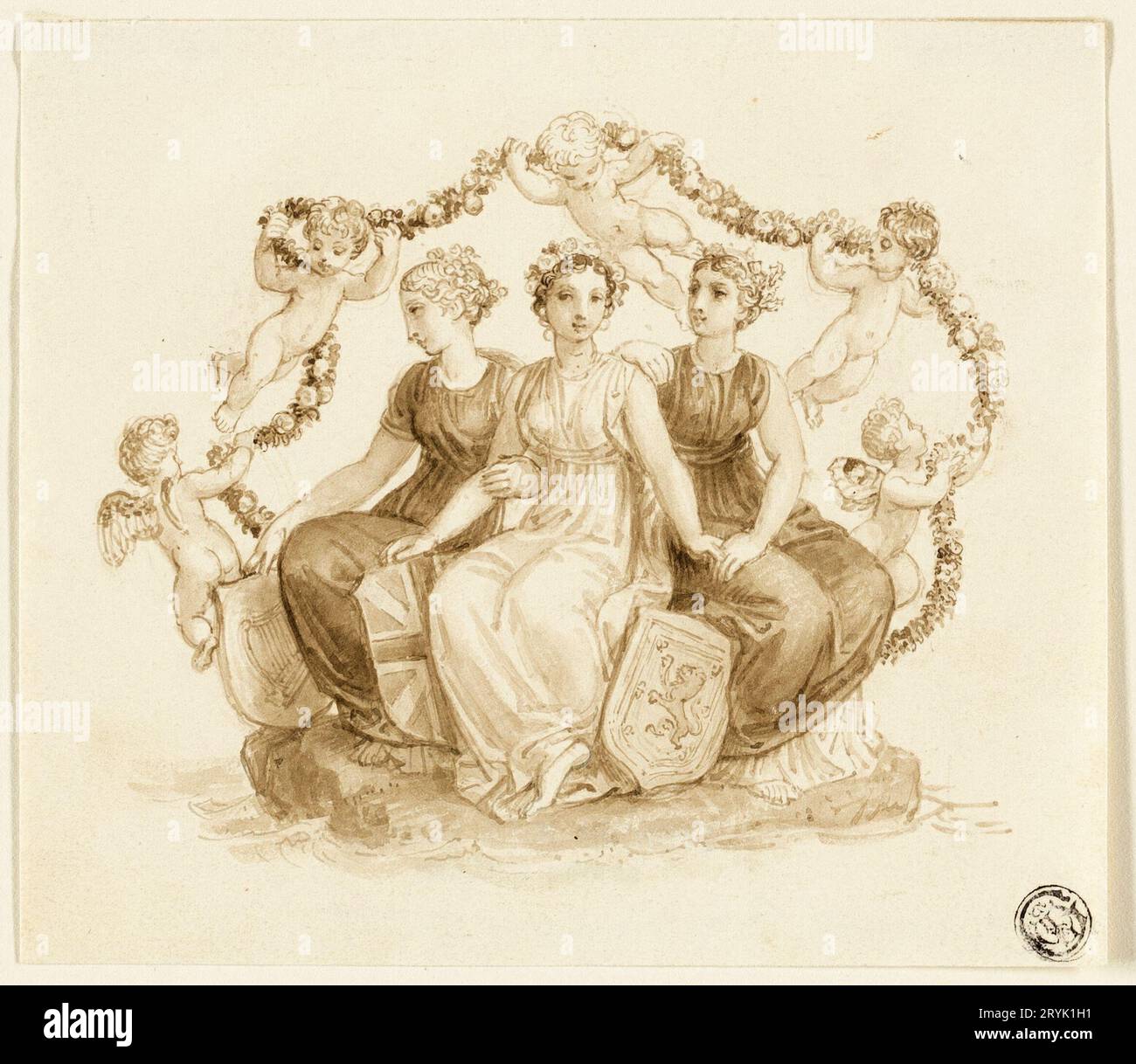 Allegory of england scotland and ireland hi-res stock photography and ...
