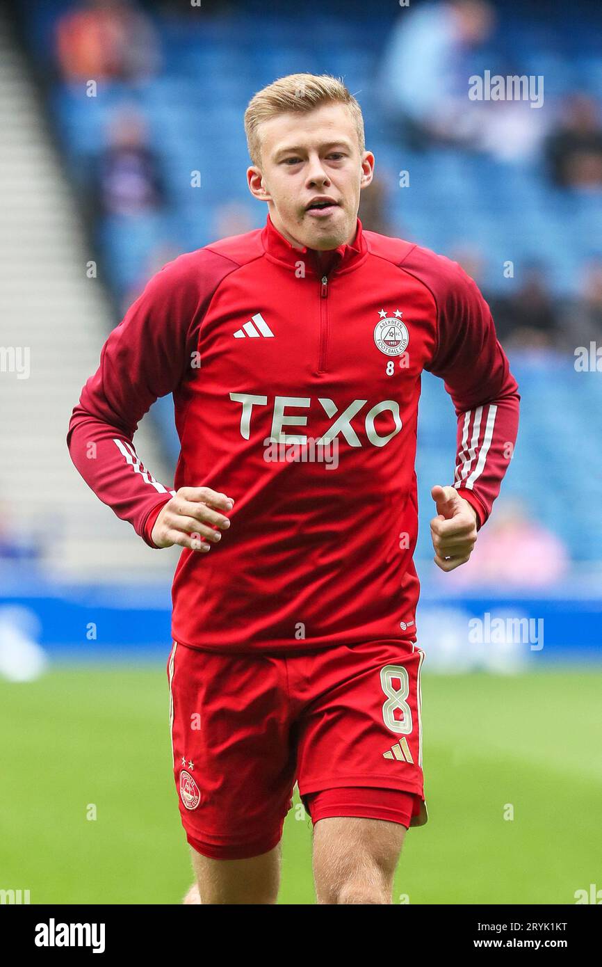 CONNOR BARRON, professional football player for Aberdeen football club ...