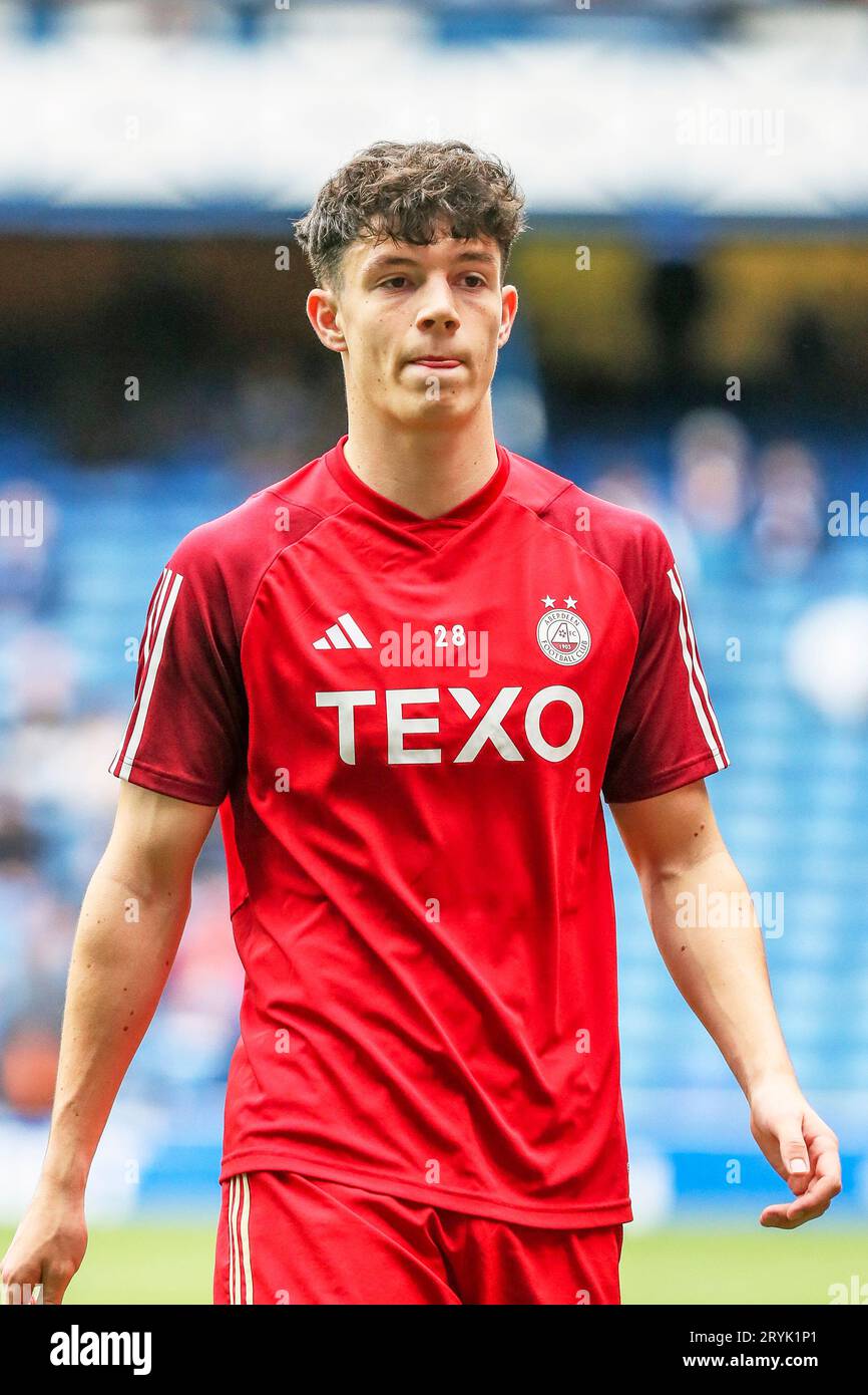 JACK MILNE, professional football player for Aberdeen football club ...