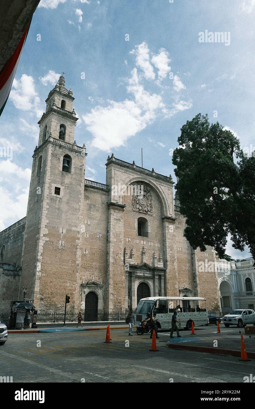 Historical Centro Merida Yucatan Mexico Stock Photo - Alamy