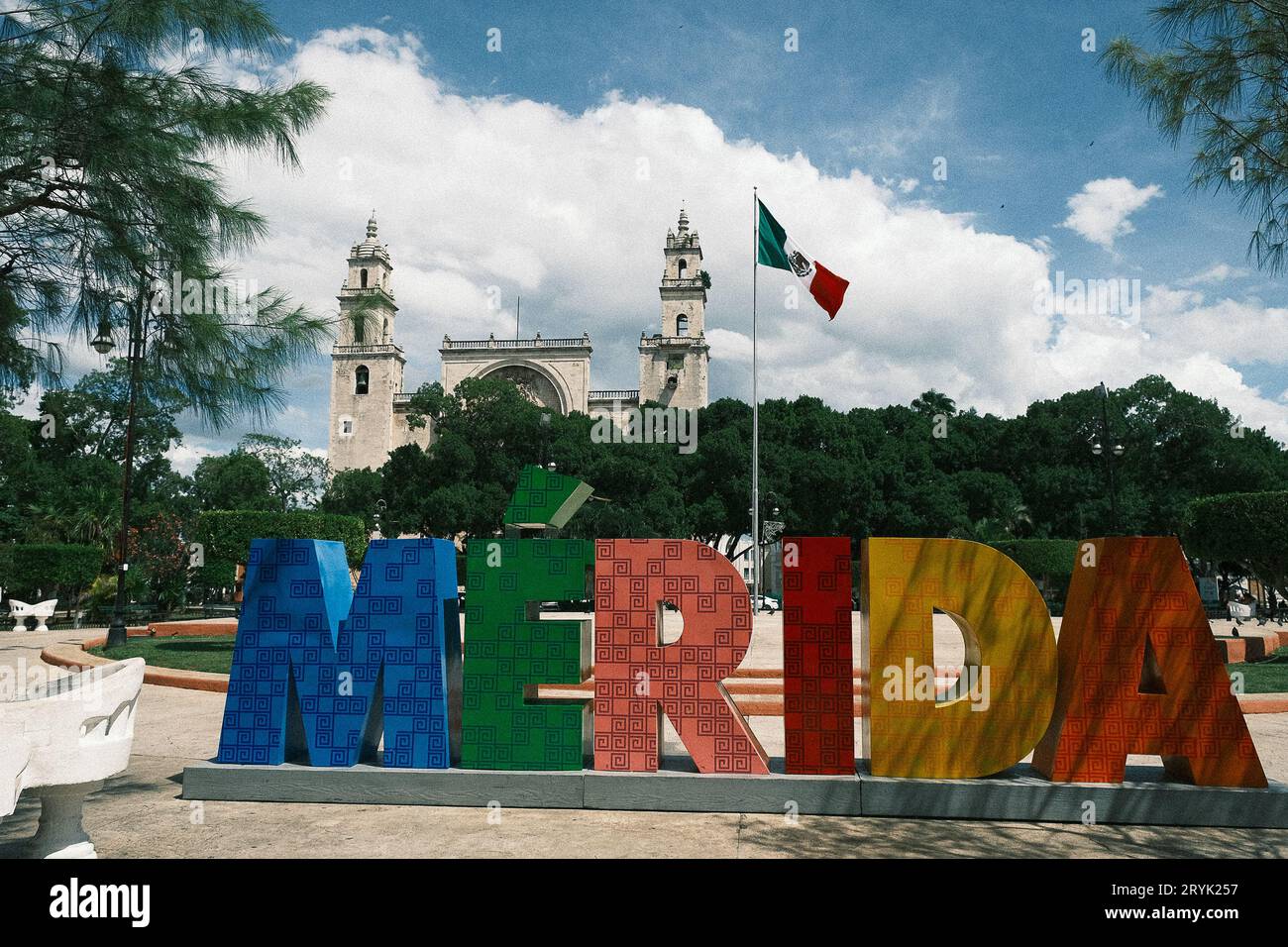 Historical Centro Merida Yucatan Mexico Stock Photo - Alamy