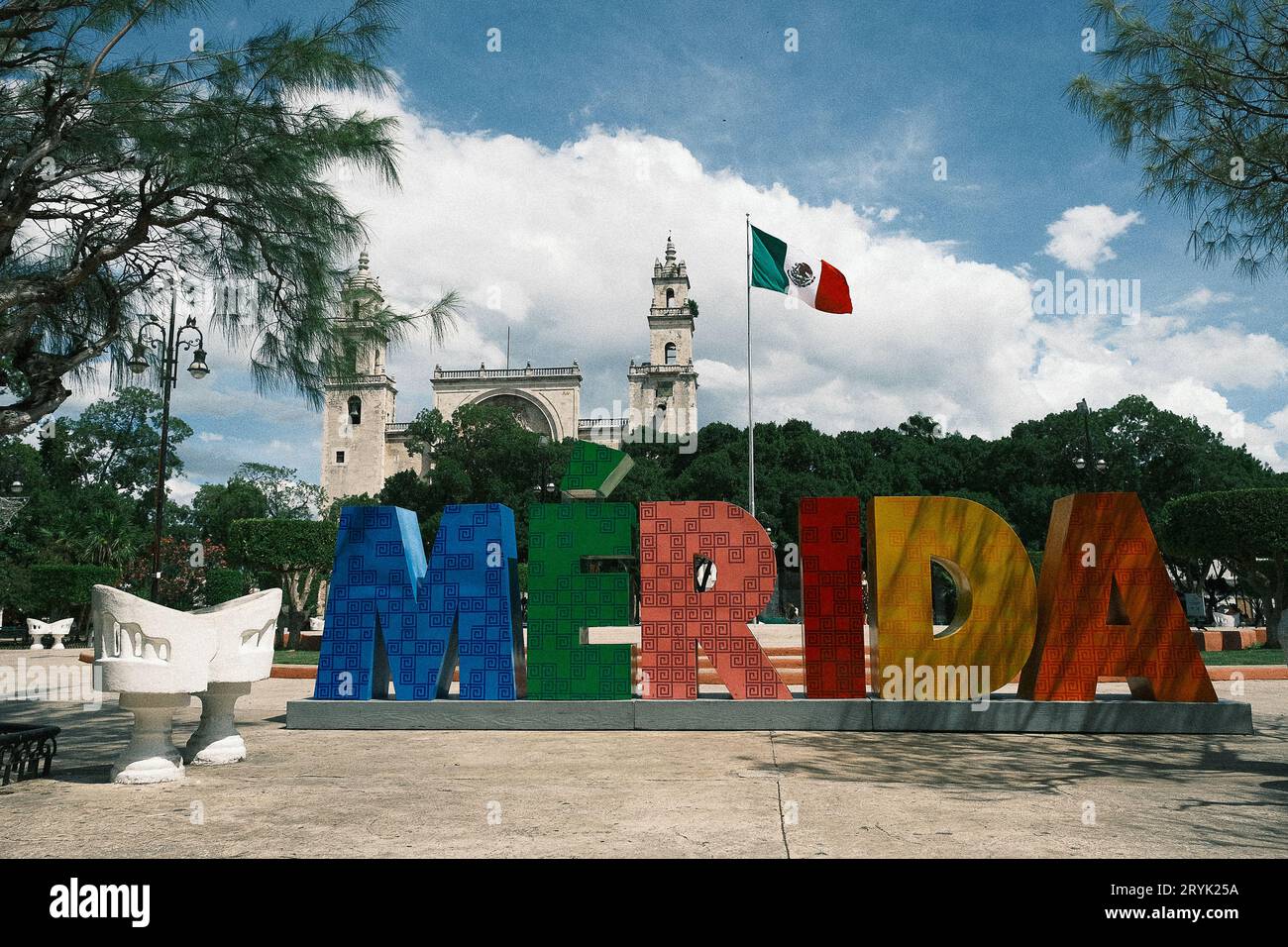 Historical Centro Merida Yucatan Mexico Stock Photo - Alamy