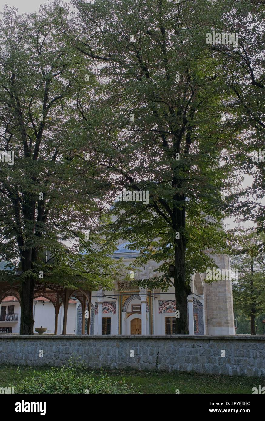 Foca, Bosnia and Herzegovina - Oct 1, 2023: Aladza Mosque (Sarena ...