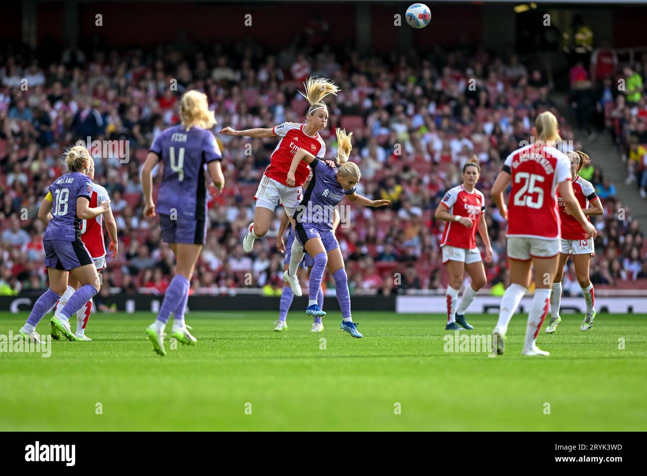 London, England on 1 October 2023. Amanda Ilestedt of Arsenal Women ...
