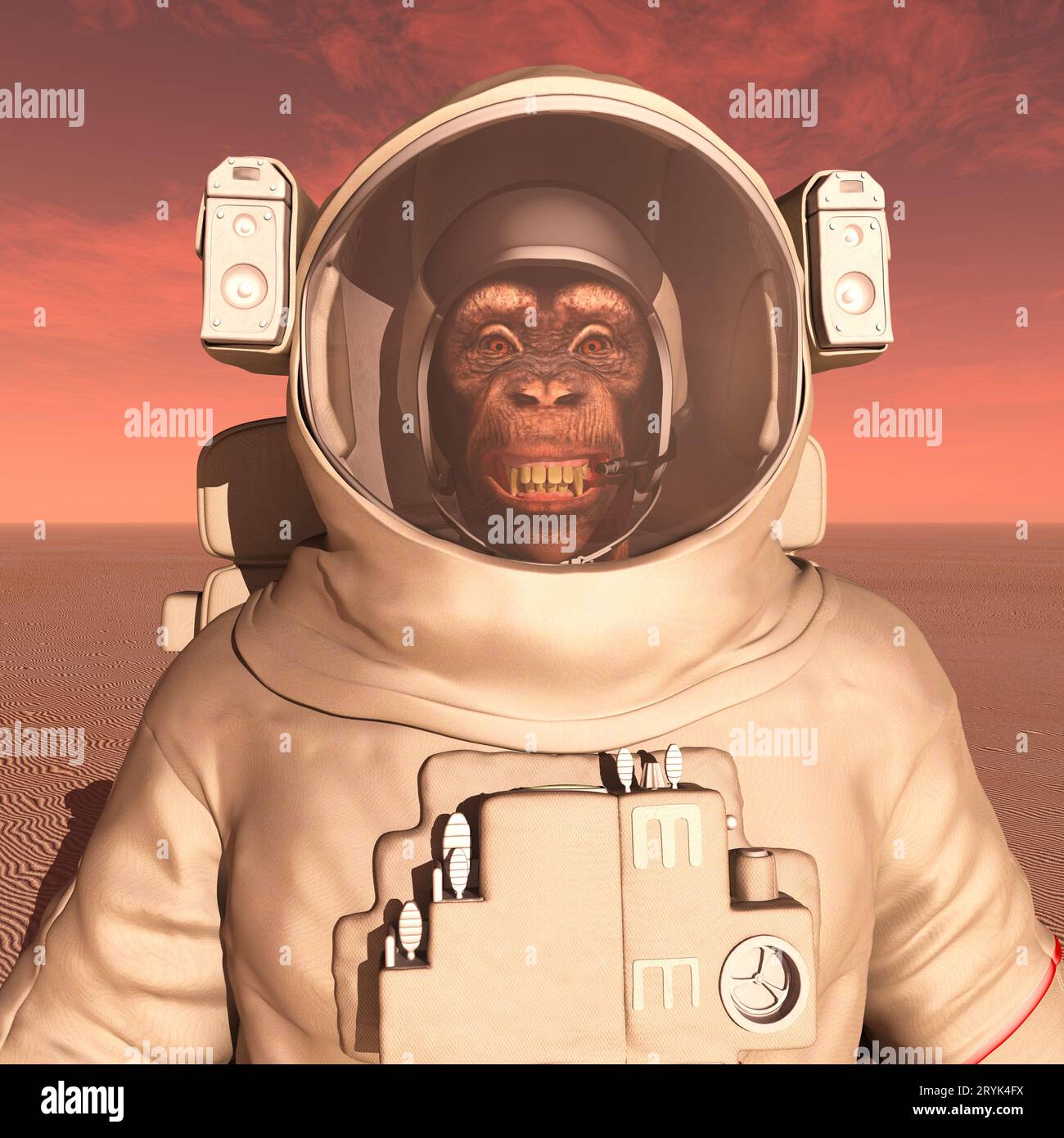 Chimp Astronaut Space Monkey Stock Illustrations – 4,017 Space