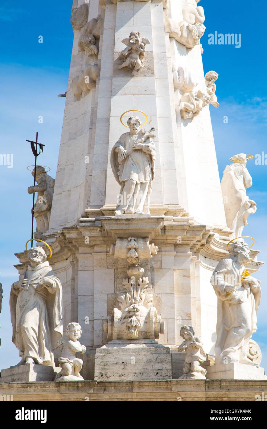 View of trinity column hi-res stock photography and images - Alamy