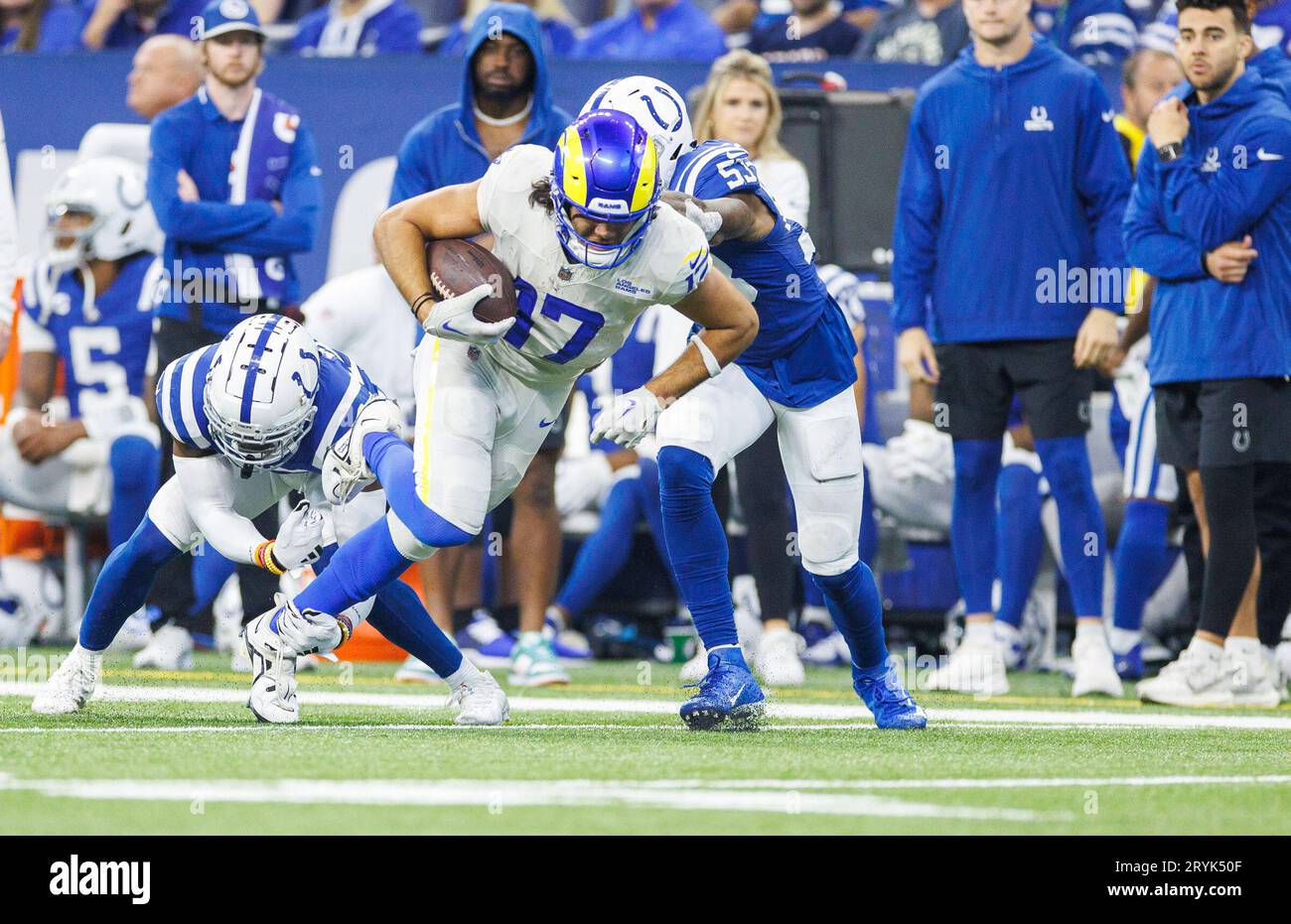 Indianapolis, Indiana, USA. 01st Oct, 2023. Los Angeles Rams wide ...