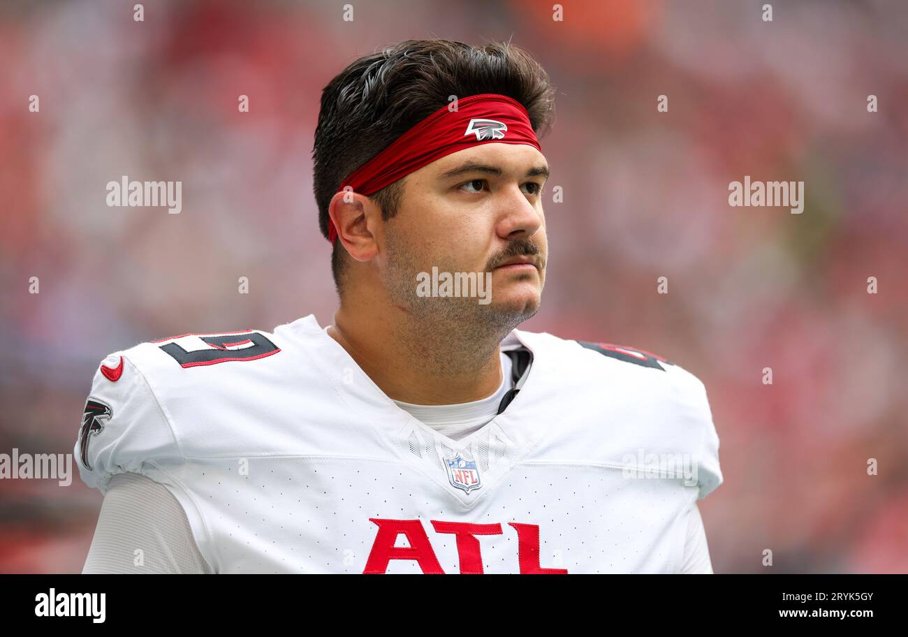 Atlanta Falcons’ Liam McCullough during the NFL International match at ...