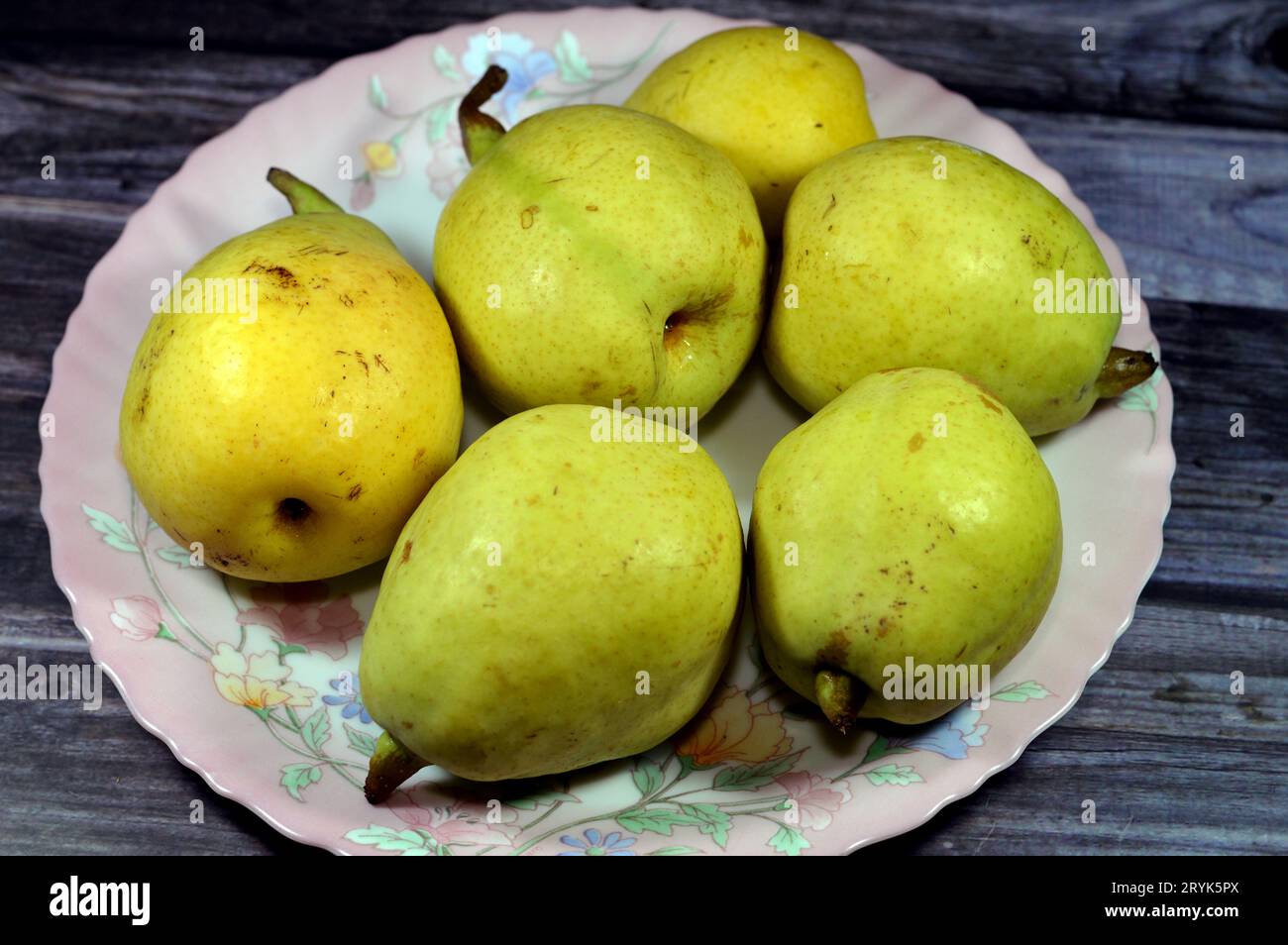 Fresh pears fruits, The pear tree and shrub are a species of genus ...