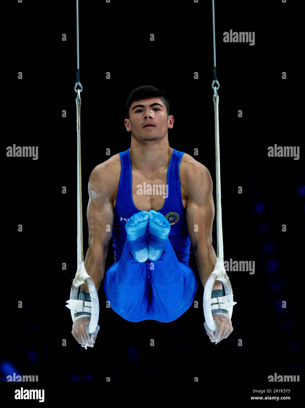 Antwerp, Belgium. 1st Oct, 2023. Yumin Abbadini (ITA) on the Rings ...